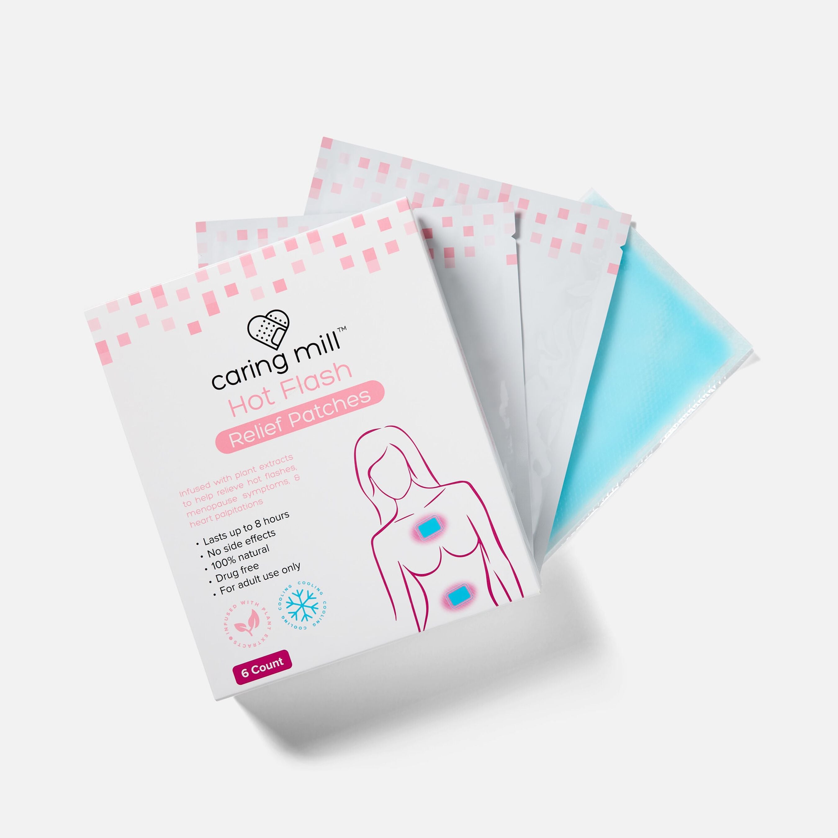 FSA Eligible Caring Mill™ Hot Flash Relief Patch, 6 ct. | FSA Store
