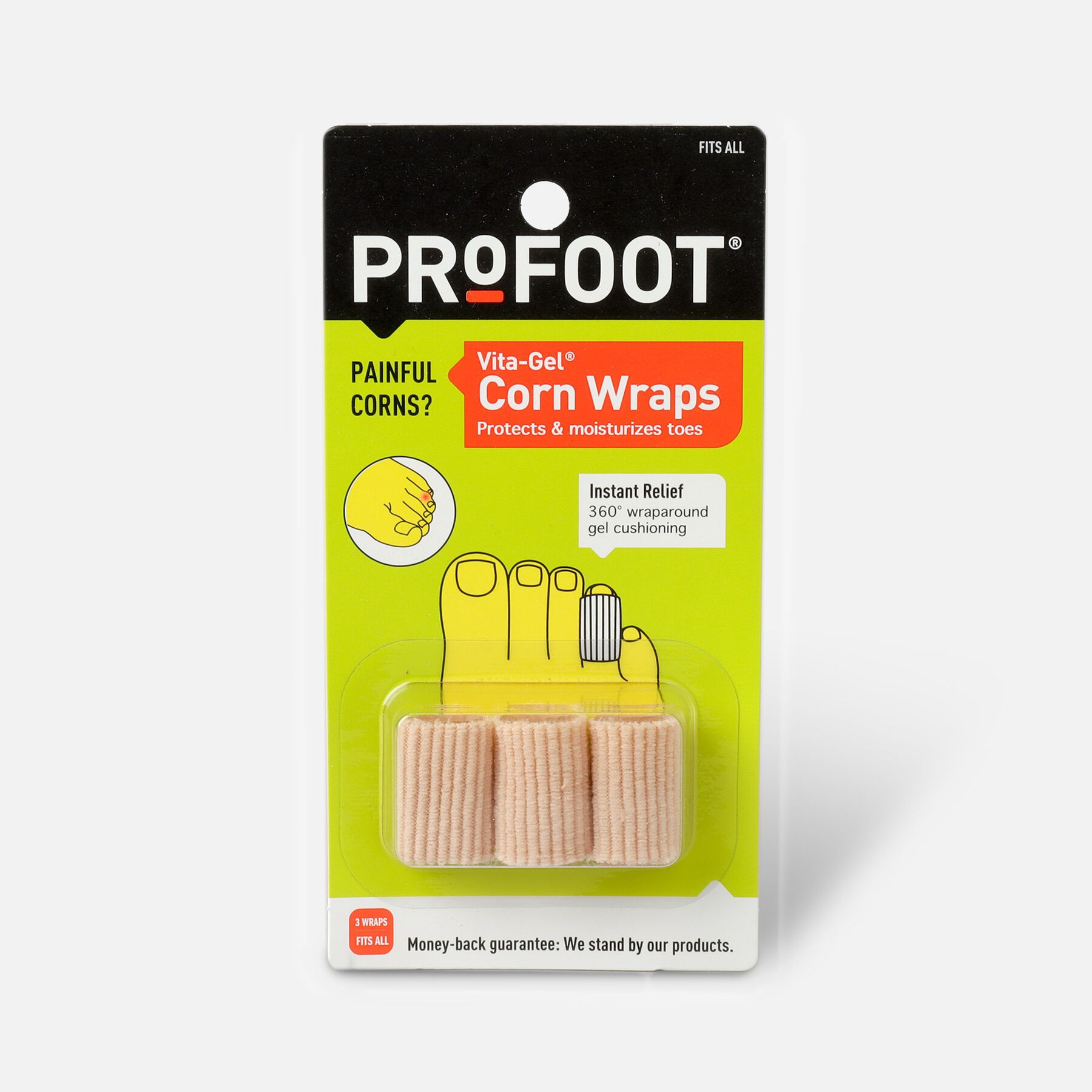 FSA Eligible Profoot Care Vita-Gel Corn Wraps, 3 ct. | FSA Store