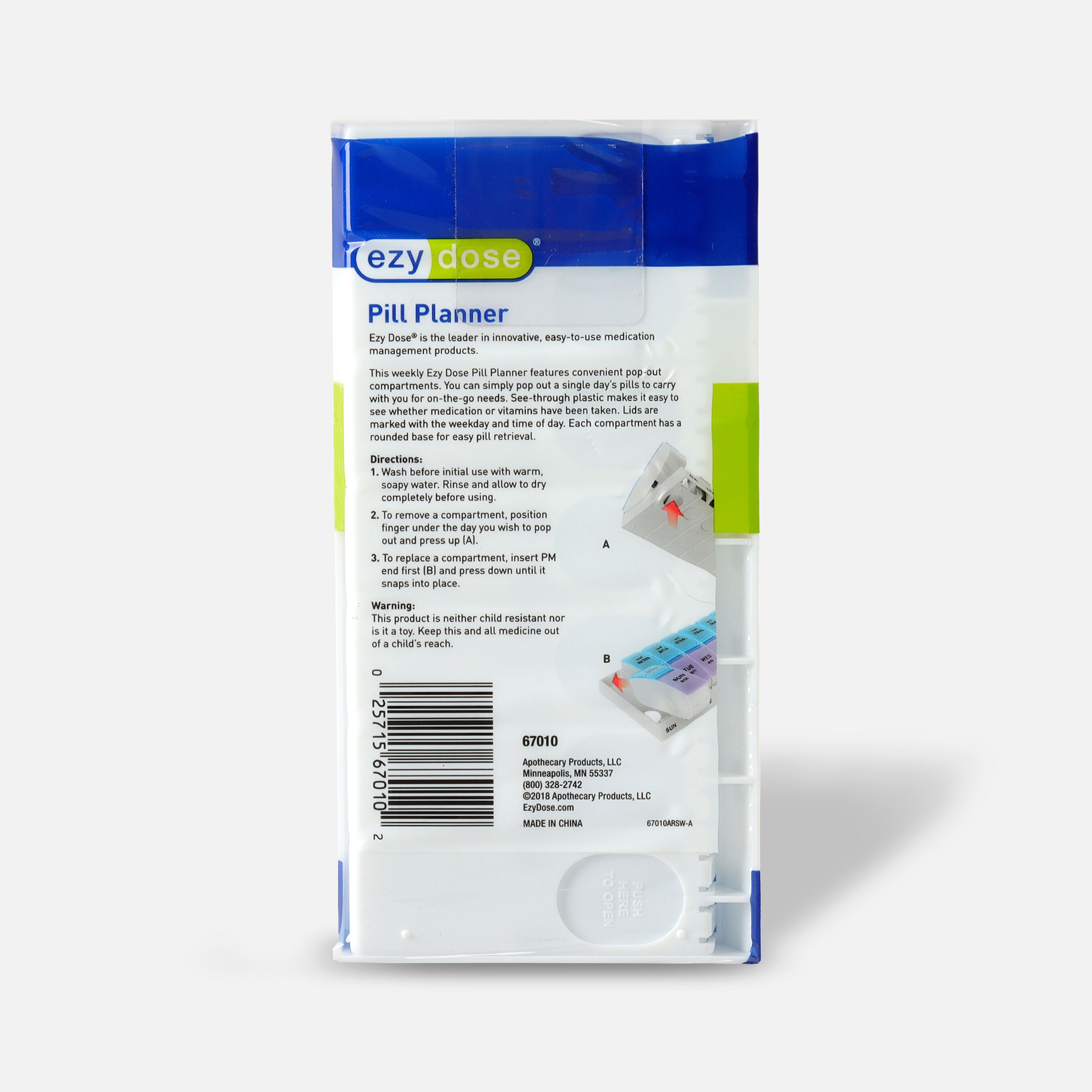 FSA Eligible EZY Dose Weekly/AM-PM Pill Planner | FSA Store