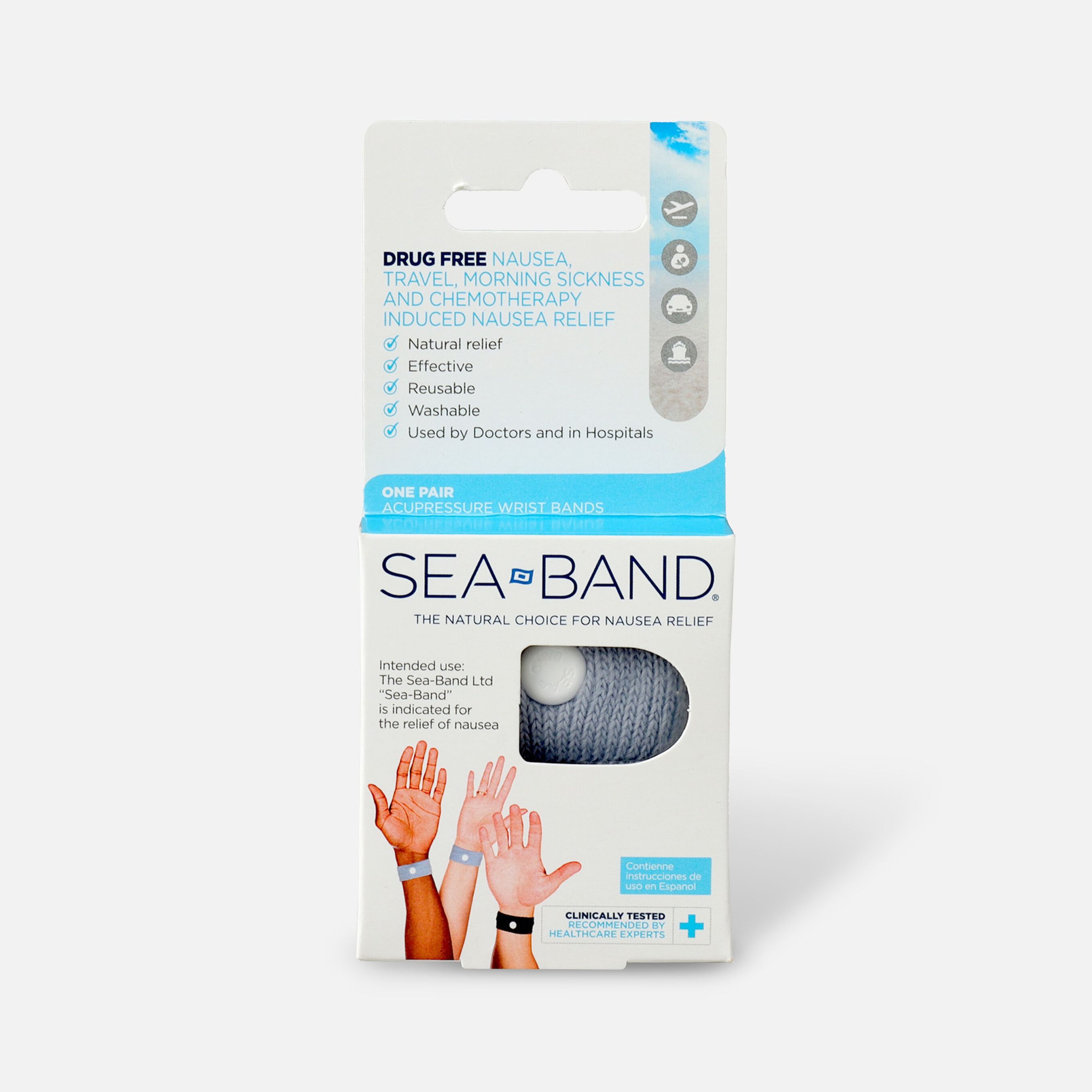 FSA Eligible Sea-Band The Original Wristband, Adult, One Size, 1 pr ...
