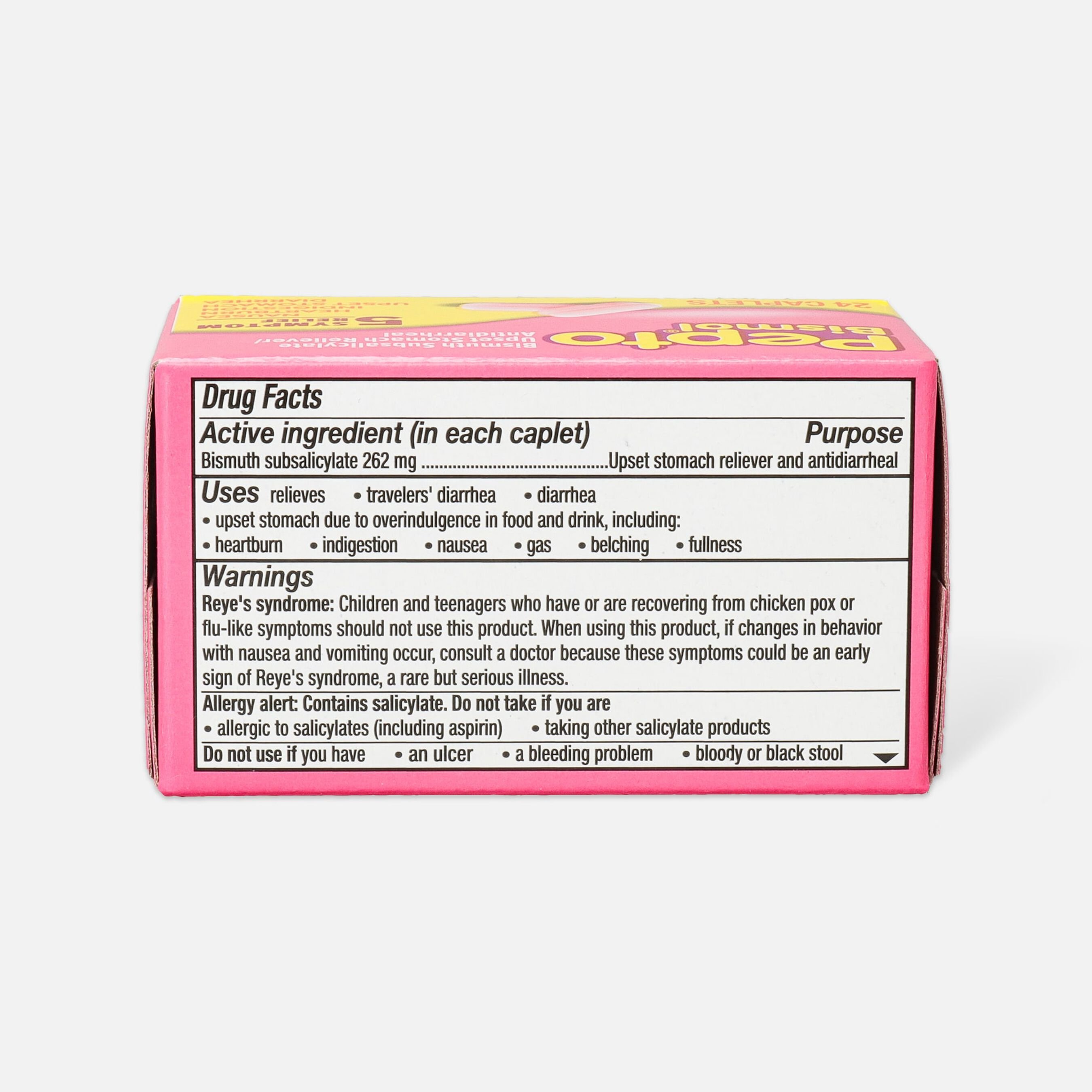 FSA Eligible Pepto Caplets, Unflavored, 24 ct. | FSA Store