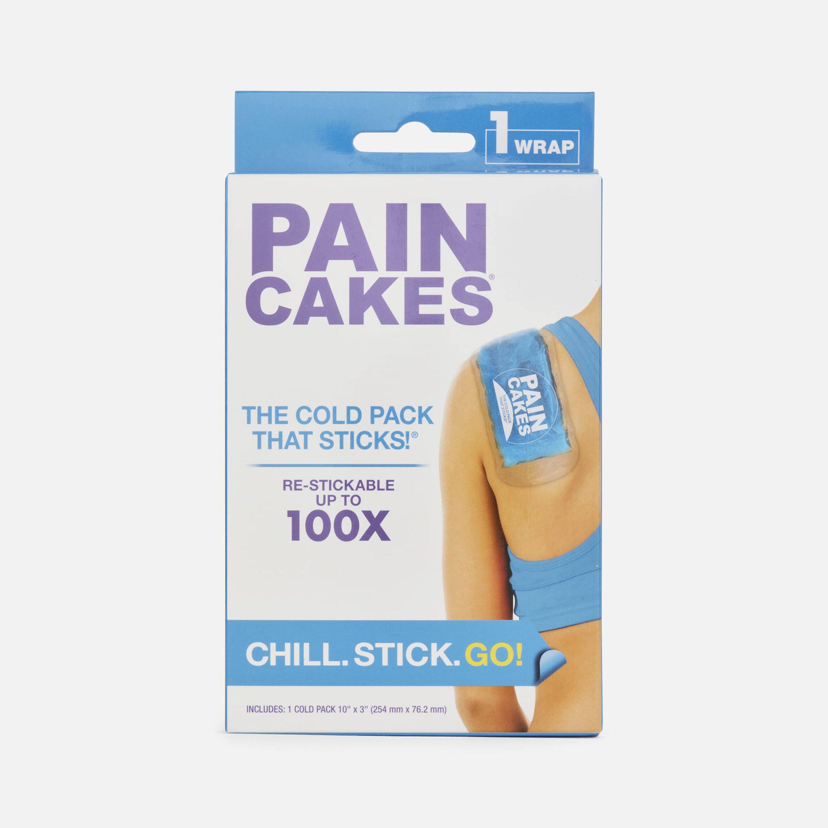 FSA Eligible PAINCAKES Cold Wrap, 10ʺL x 3ʺH, Blue | FSA Store