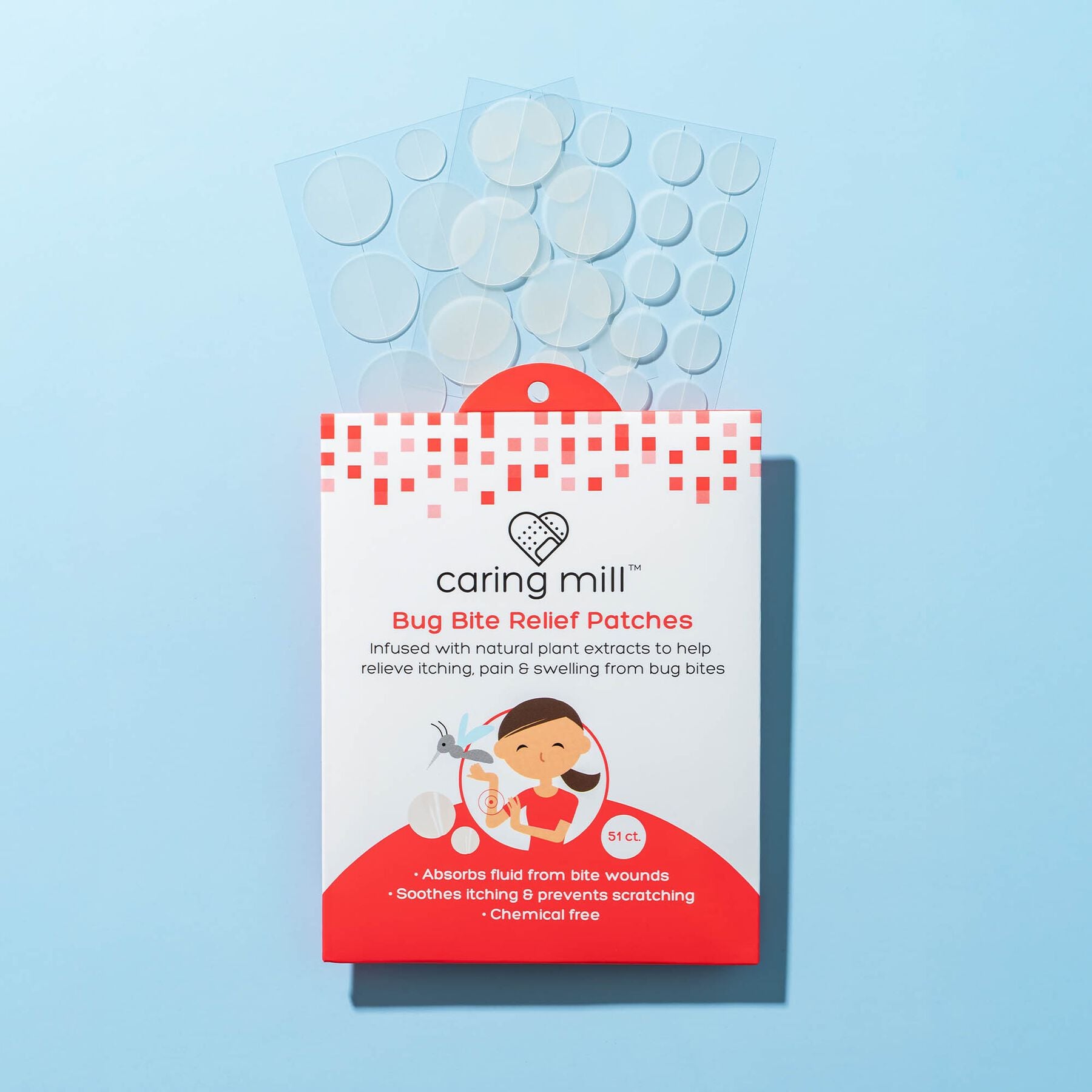 FSA Eligible Caring Mill™ Bug Bite Relief Patches, 51 ct. | FSA Store