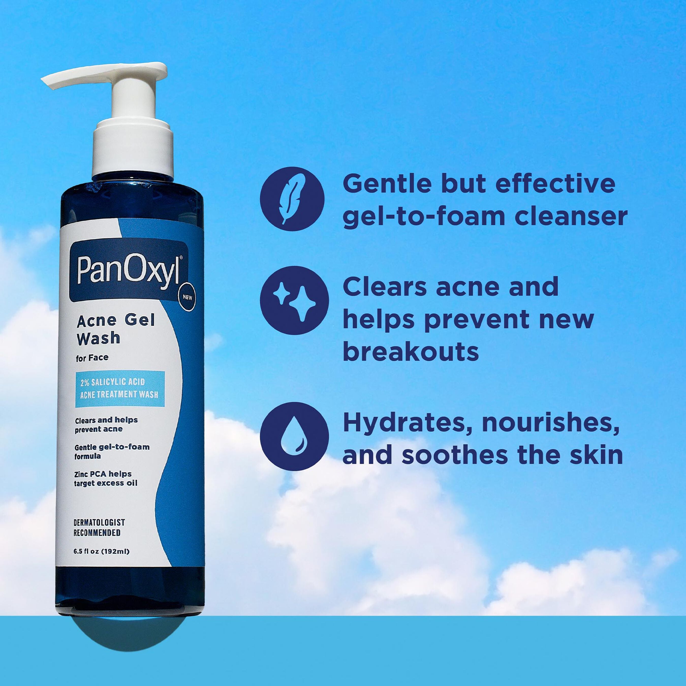 FSA Eligible PanOxyl Acne Gel Wash 2% Salicylic Acid, 6.5 oz. | FSA Store