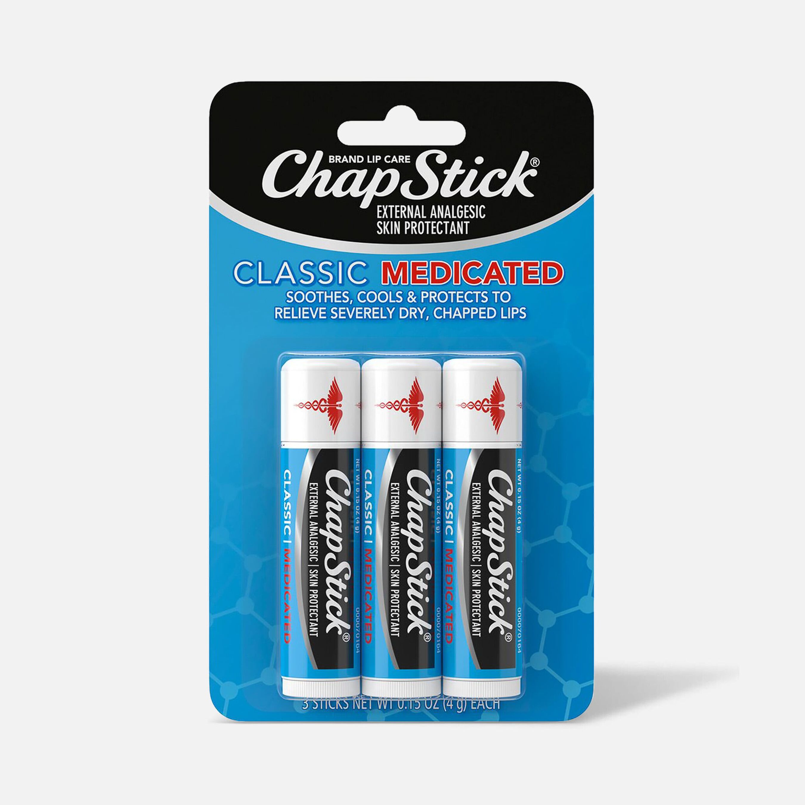 FSA Eligible Chapstick Medicated, 0.15 oz, 3 Pack | FSA Store
