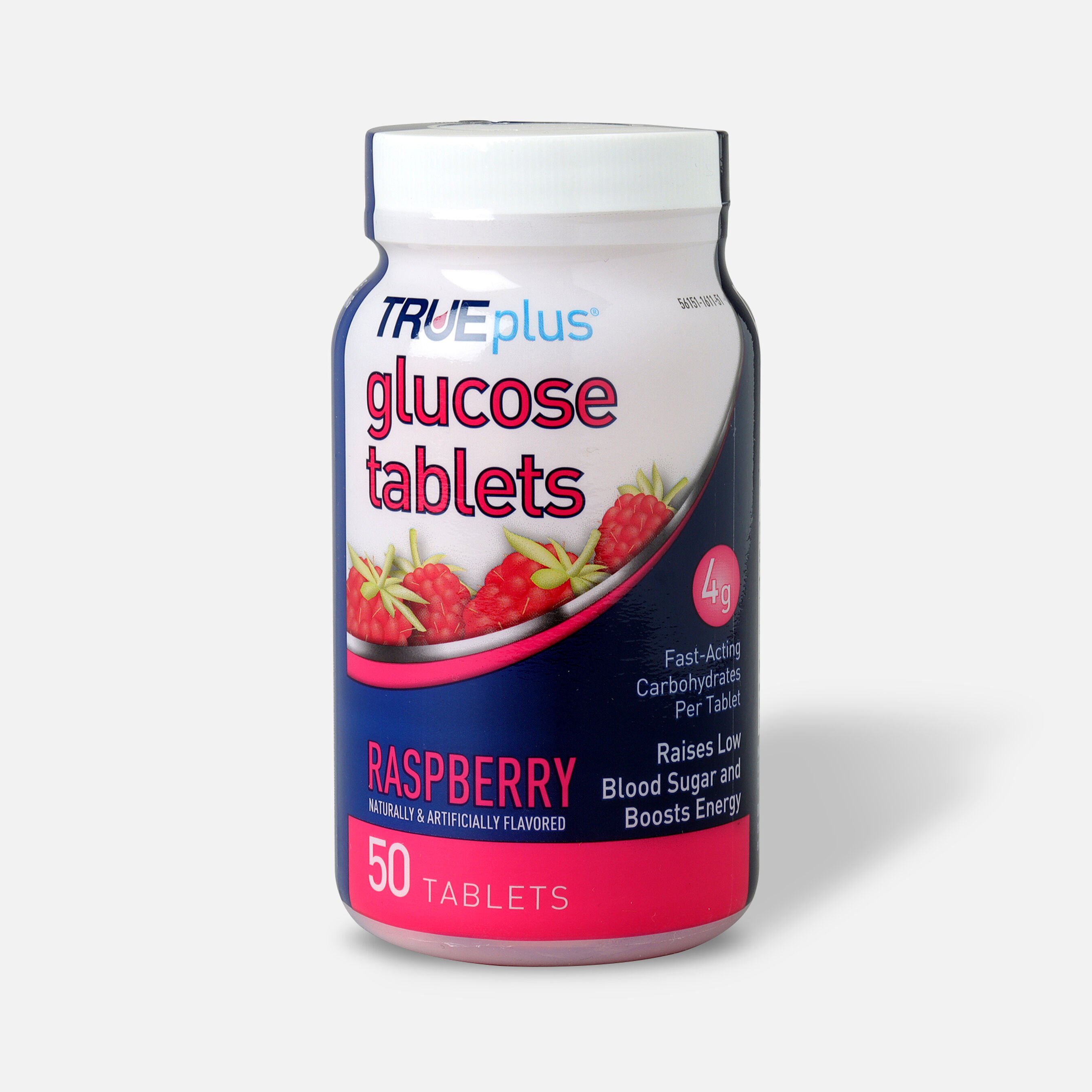 TRUEplus Glucose Tablets 50 ct- Raspberry TRUEplus Glucose Tablets 50 ct- Raspberry