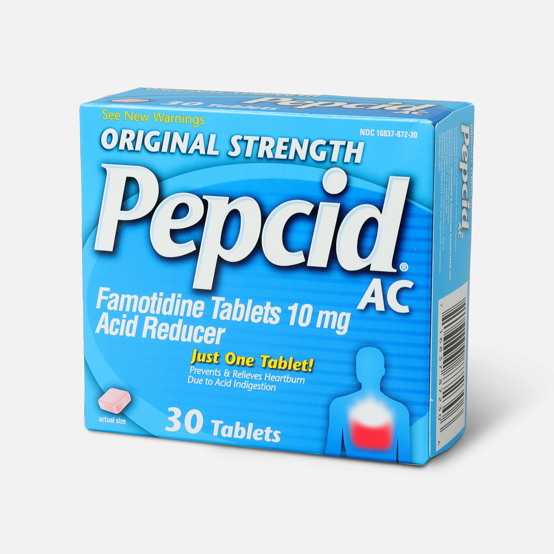 Original Strength PEPCID AC Tablets, 30 Count