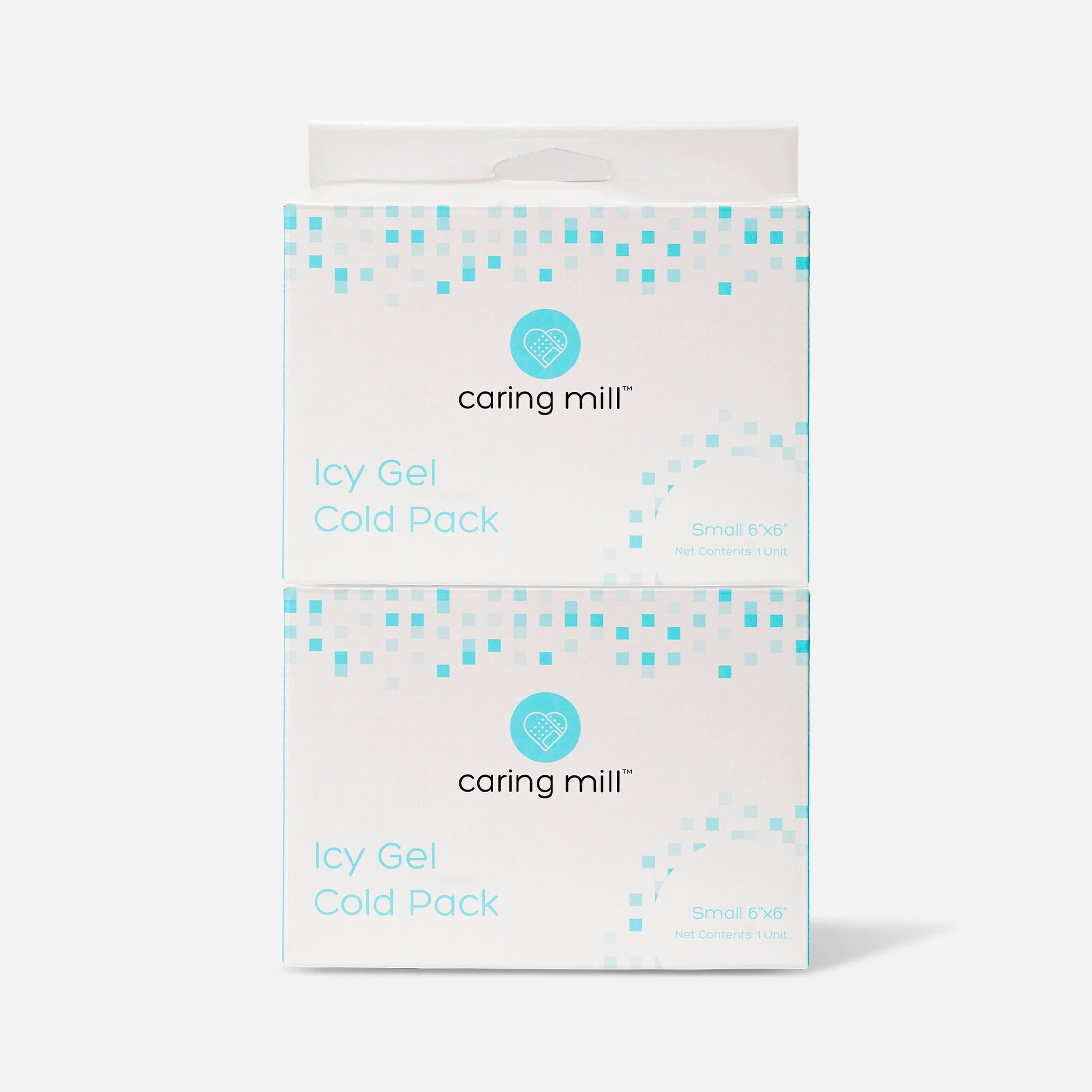 FSA Eligible Caring Mill™ Icy Gel Cold Pack - Small 6" x 6" (2-Pack ...