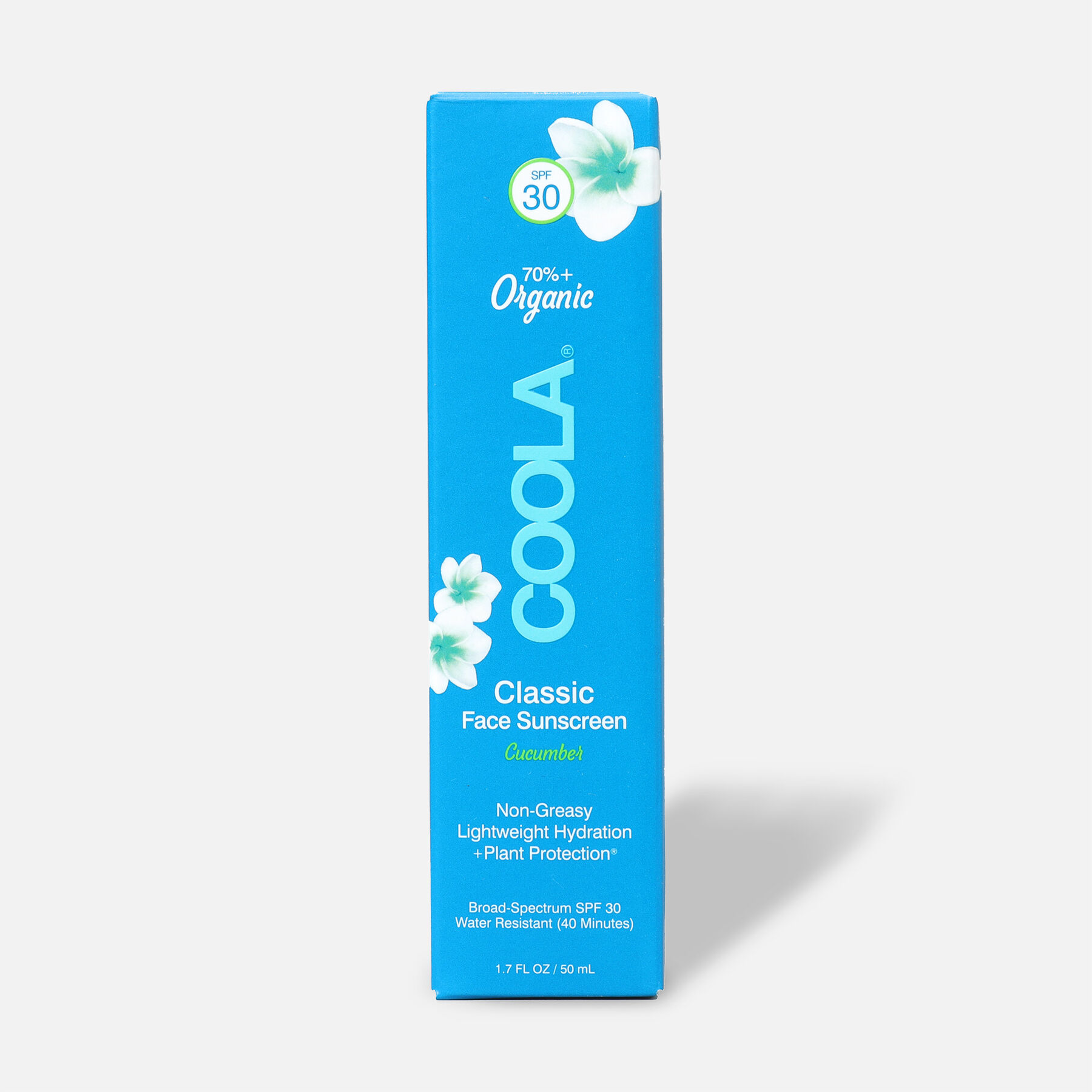 Coola Classic Face Organic Sunscreen Lotion SPF 30 Cucumber, 1.7 oz.