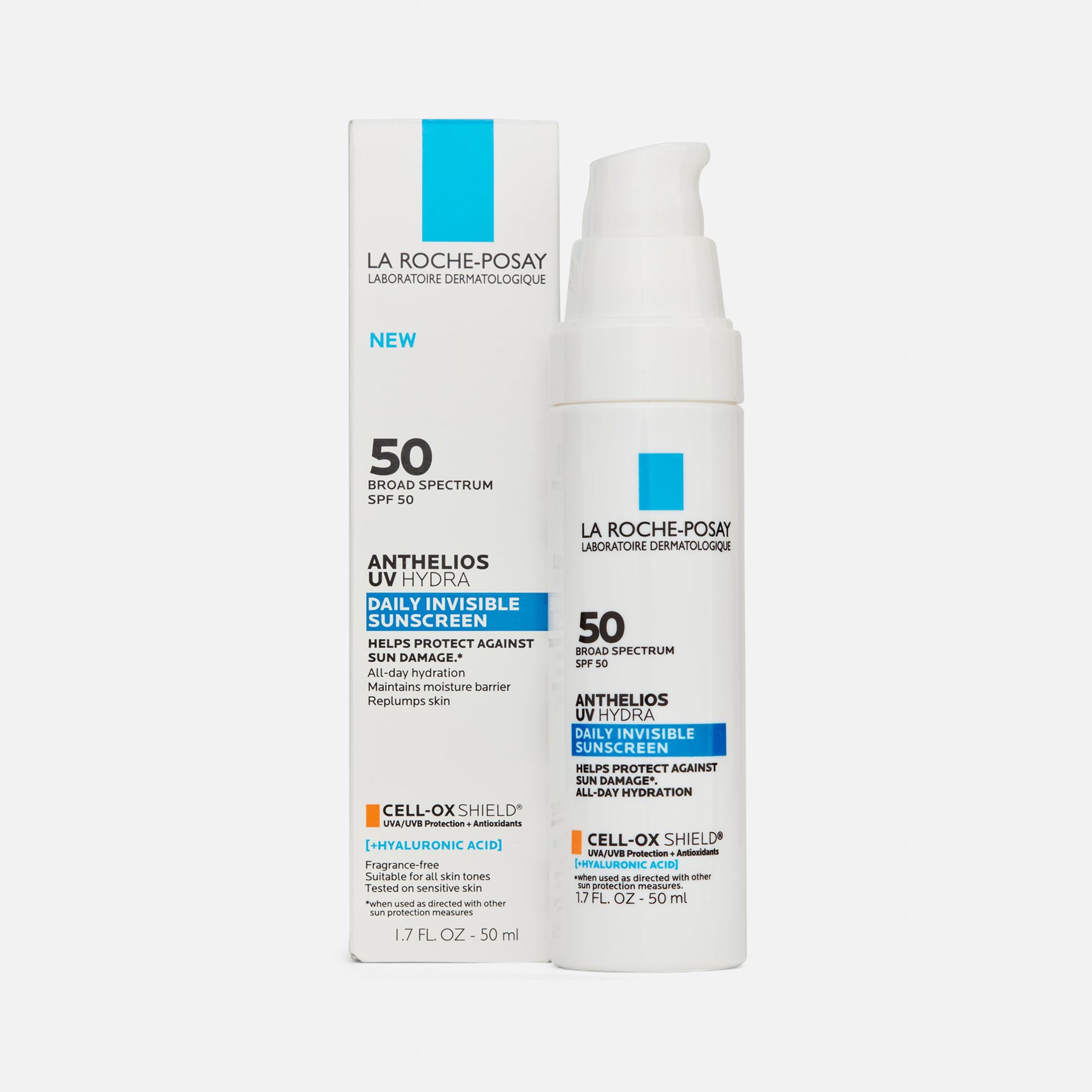 FSA Eligible La Roche-Posay Anthelios UV Hydra Daily Invisible Sunscreen, SPF 50, 1.7 fl oz ...
