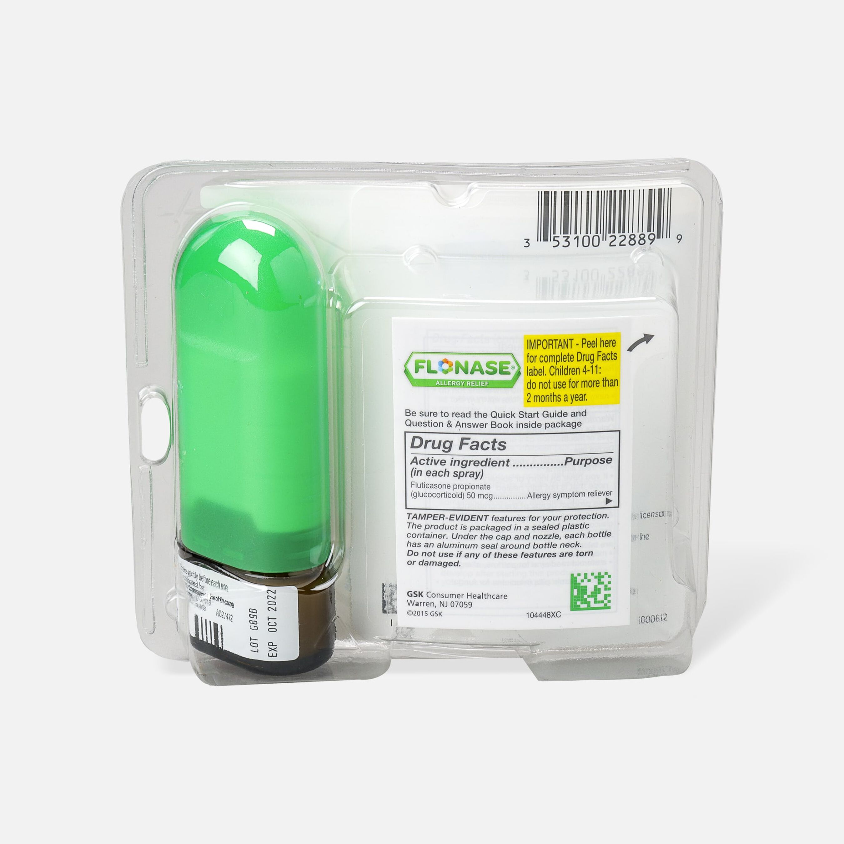 Flonase Allergy Relief Nasal Spray, 72 ct.