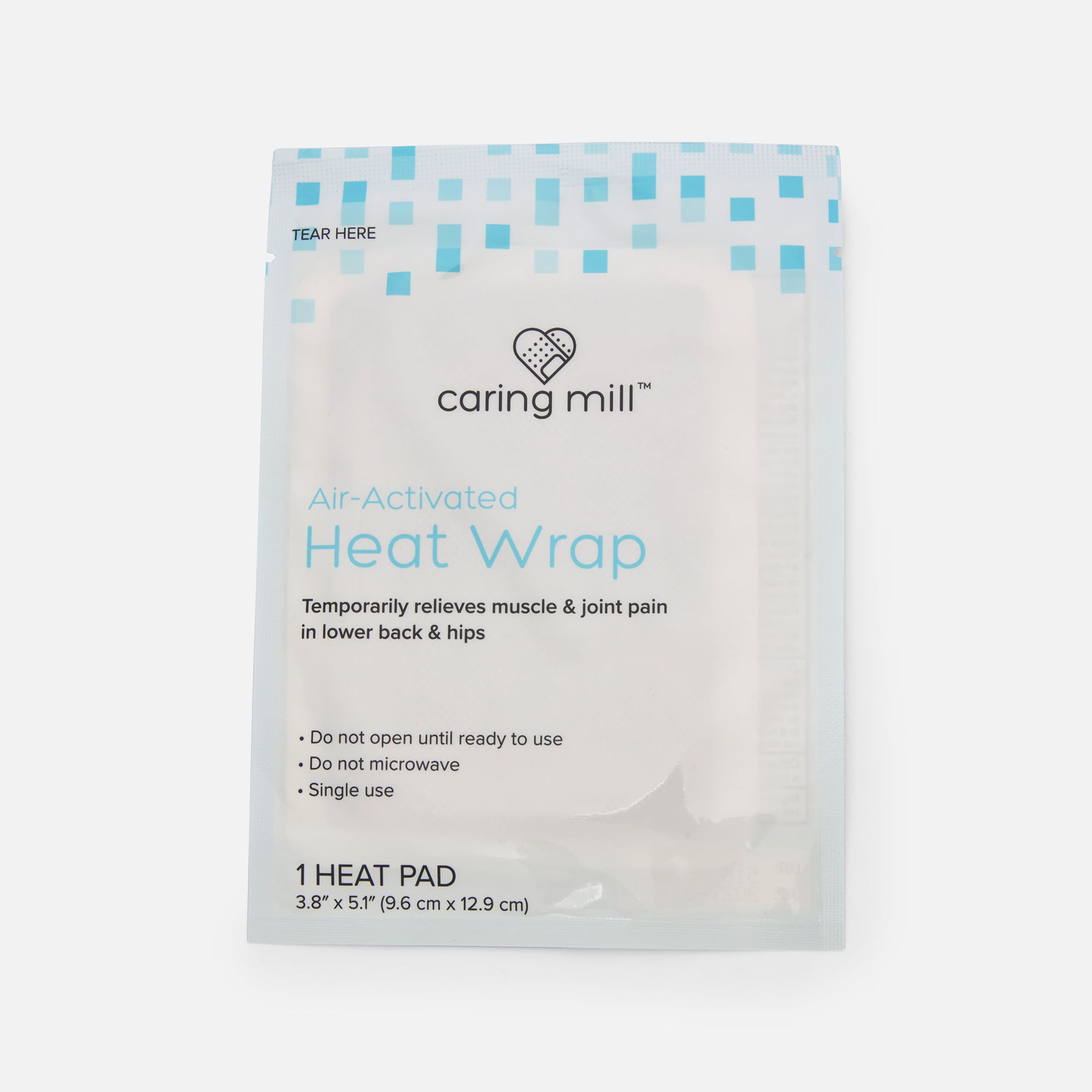 FSA Eligible Caring Mill™ Air-Activated Back Heat Wrap, 10 Treatments ...