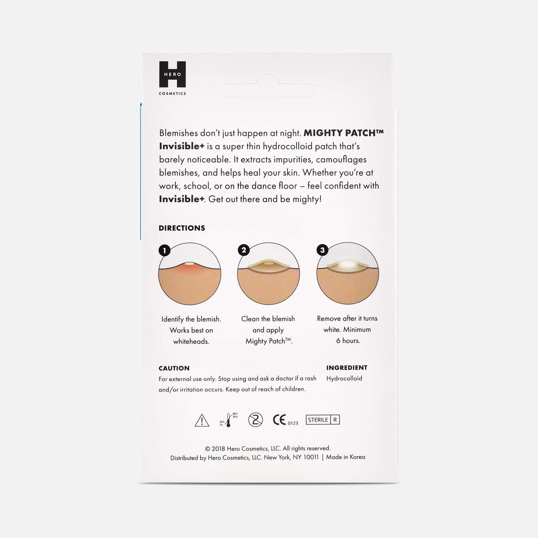 FSA Eligible Mighty Patch Invisible+ Acne Treatment Patches, 39 ct ...