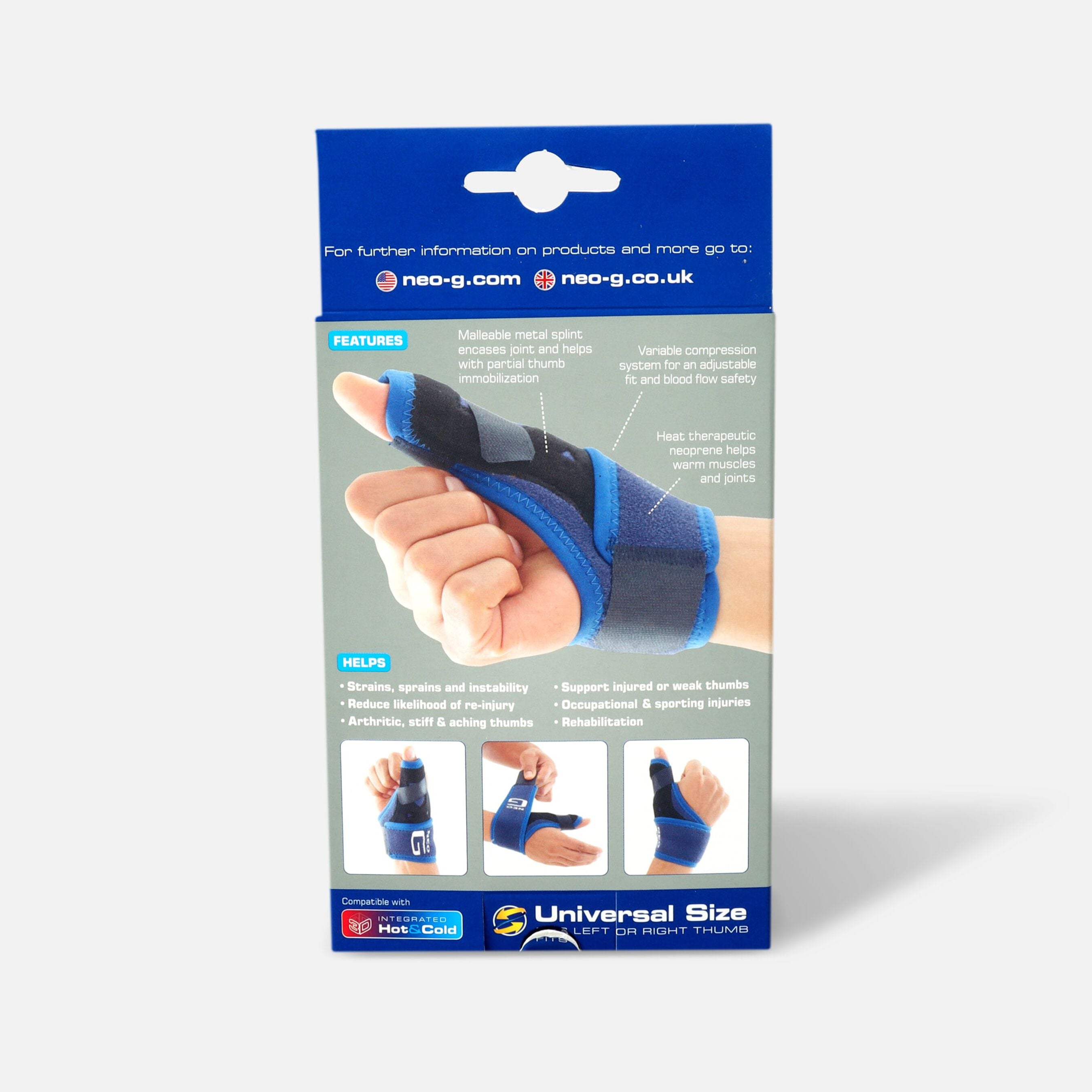 FSA Eligible Neo G Easy-Fit Thumb Brace, One Size | FSA Store
