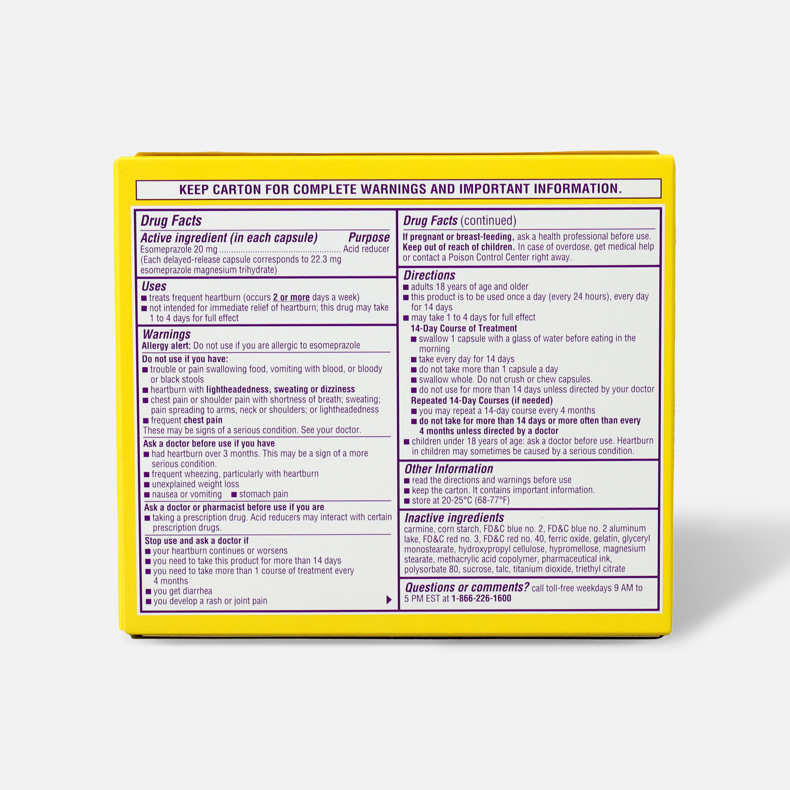 Nexium 24HR Clear Mini Capsules, 42 ct.