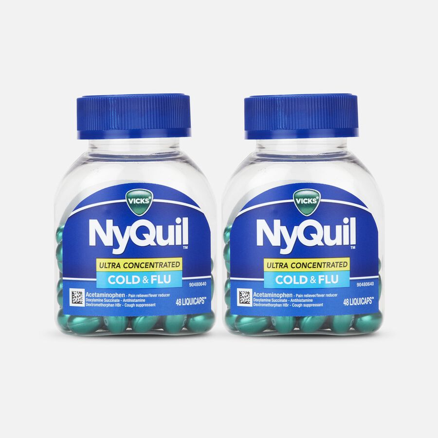 FSA Eligible Vicks NyQuil Nighttime Ultra-Concentrated Cold & Flu ...
