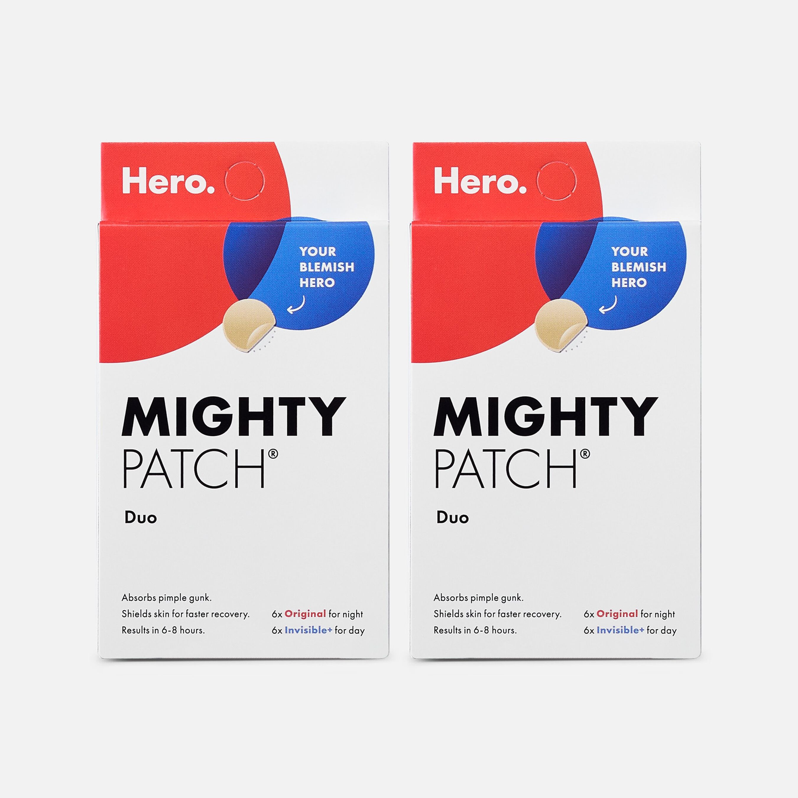 FSA Eligible Mighty Patch Duo Original + Invisible, 12 ct. (2-Pack ...