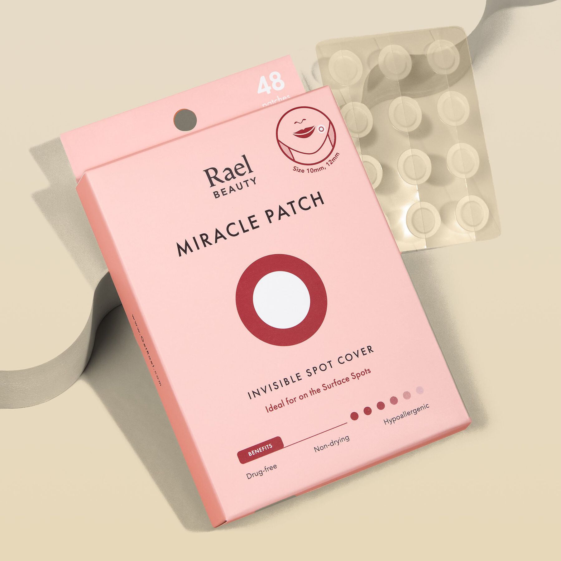 FSA Eligible Rael Beauty Miracle Patch Invisible Spot Cover, 48 ct ...