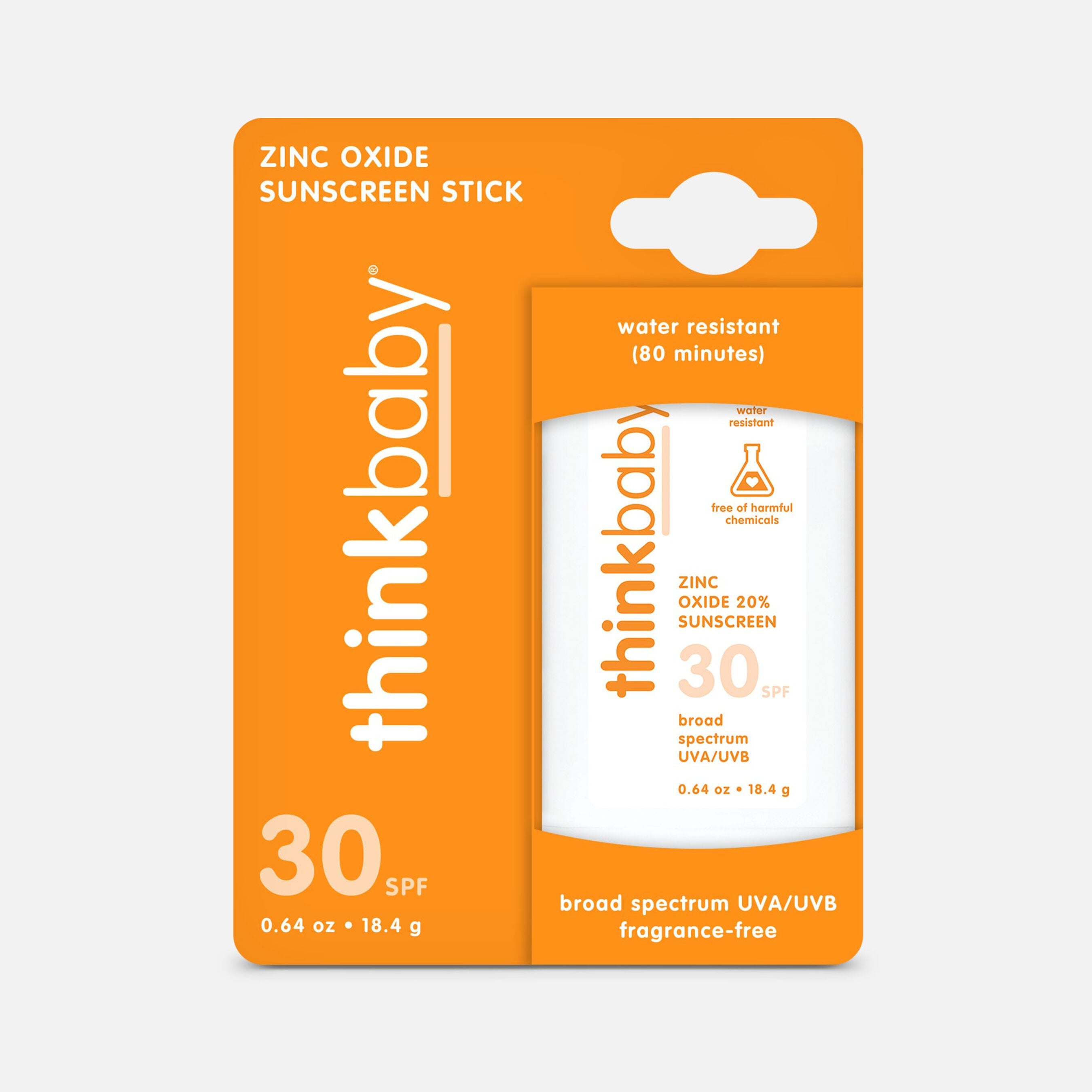 FSA Eligible thinkbaby SPF 30 Face & Body Sunscreen Stick, .64 oz | FSA ...