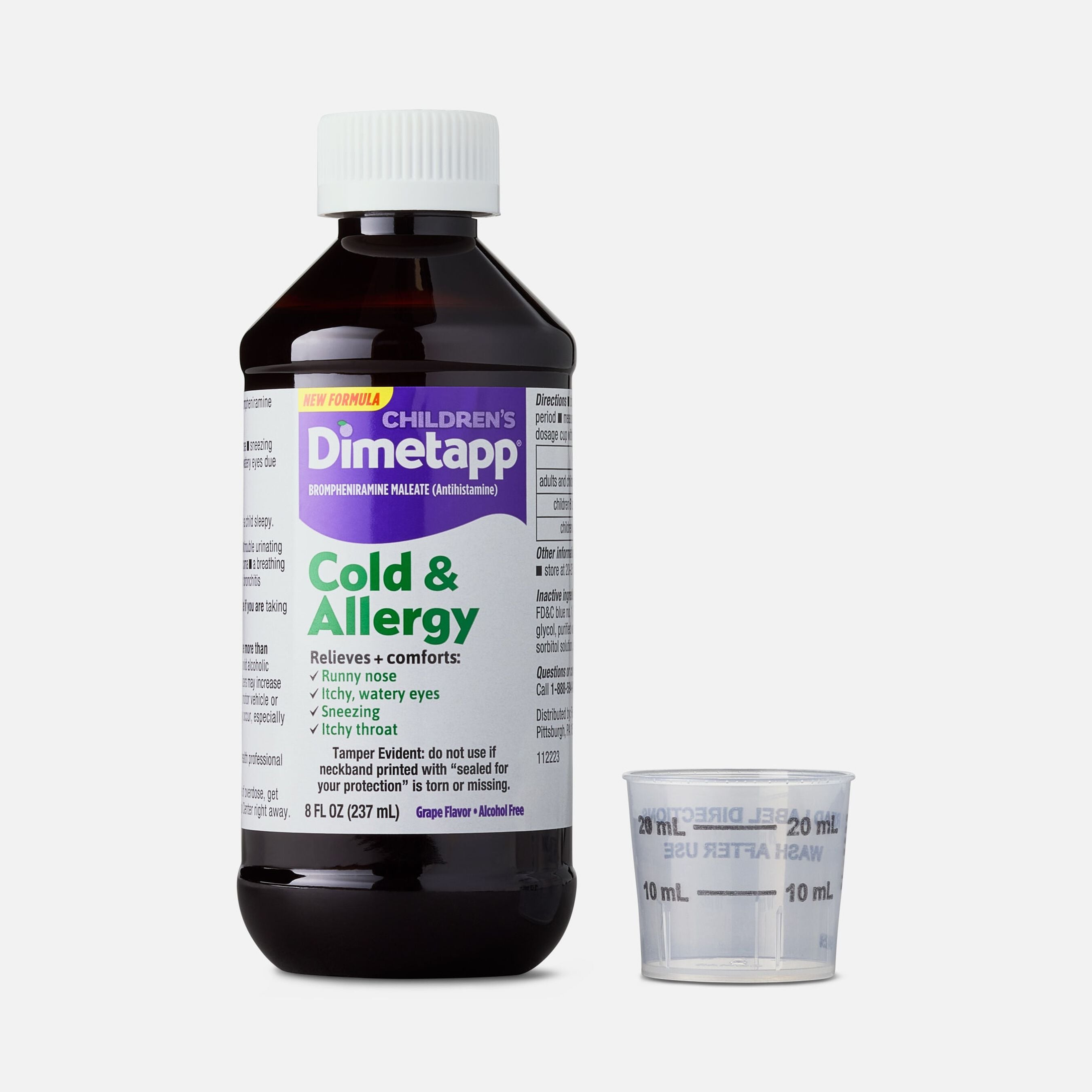 FSA Eligible Children's Dimetapp Cold & Allergy, Grape, 8 oz. | FSA Store