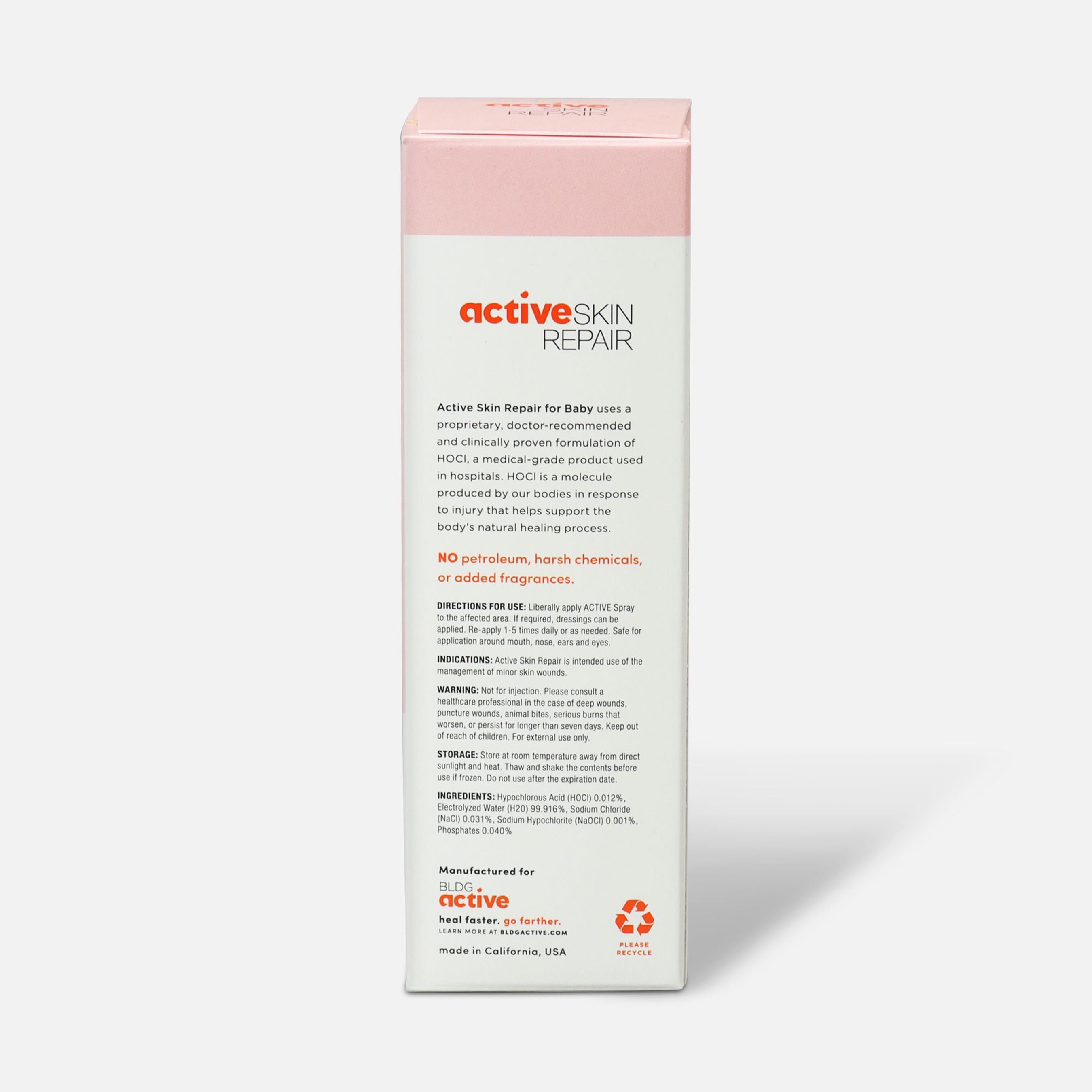 Active Skin Repair Baby Spray, 3 oz.