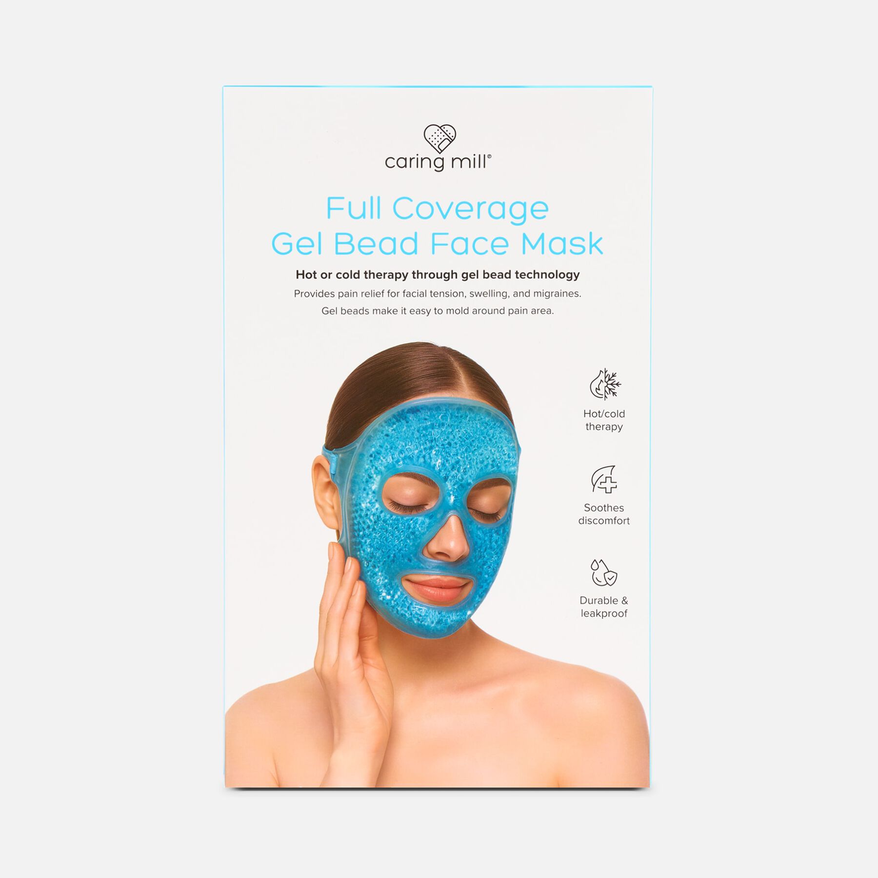 FSA Eligible Caring Mill™ Full Coverage Gel Bead Face Mask | FSA Store