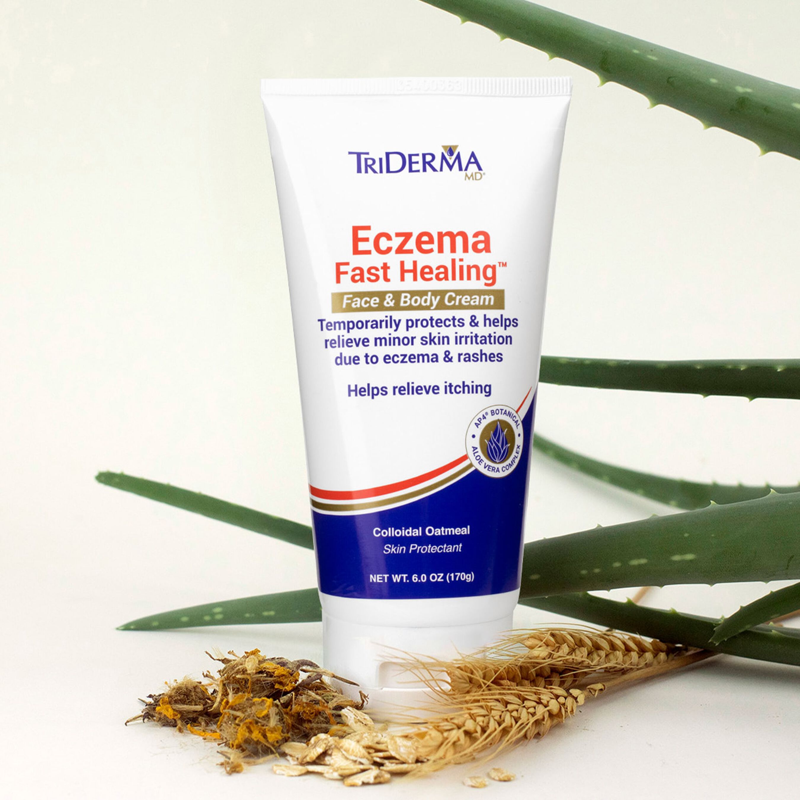 TriDerma Eczema Fast Healing™ Face & Body Cream, 6 oz. Tube