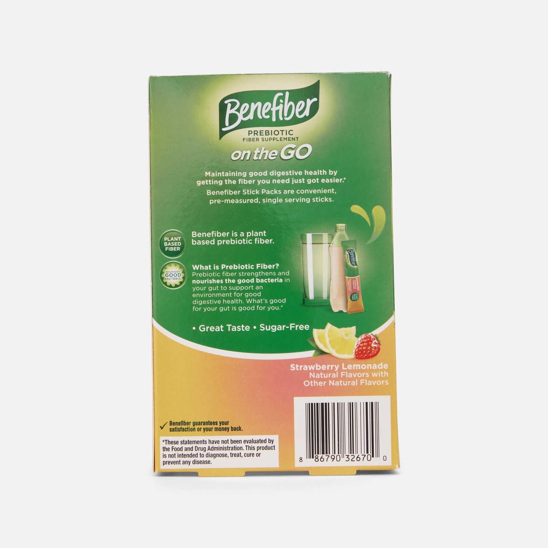 FSA Eligible Benefiber On The Go Prebiotic Daily Fiber Supplement ...
