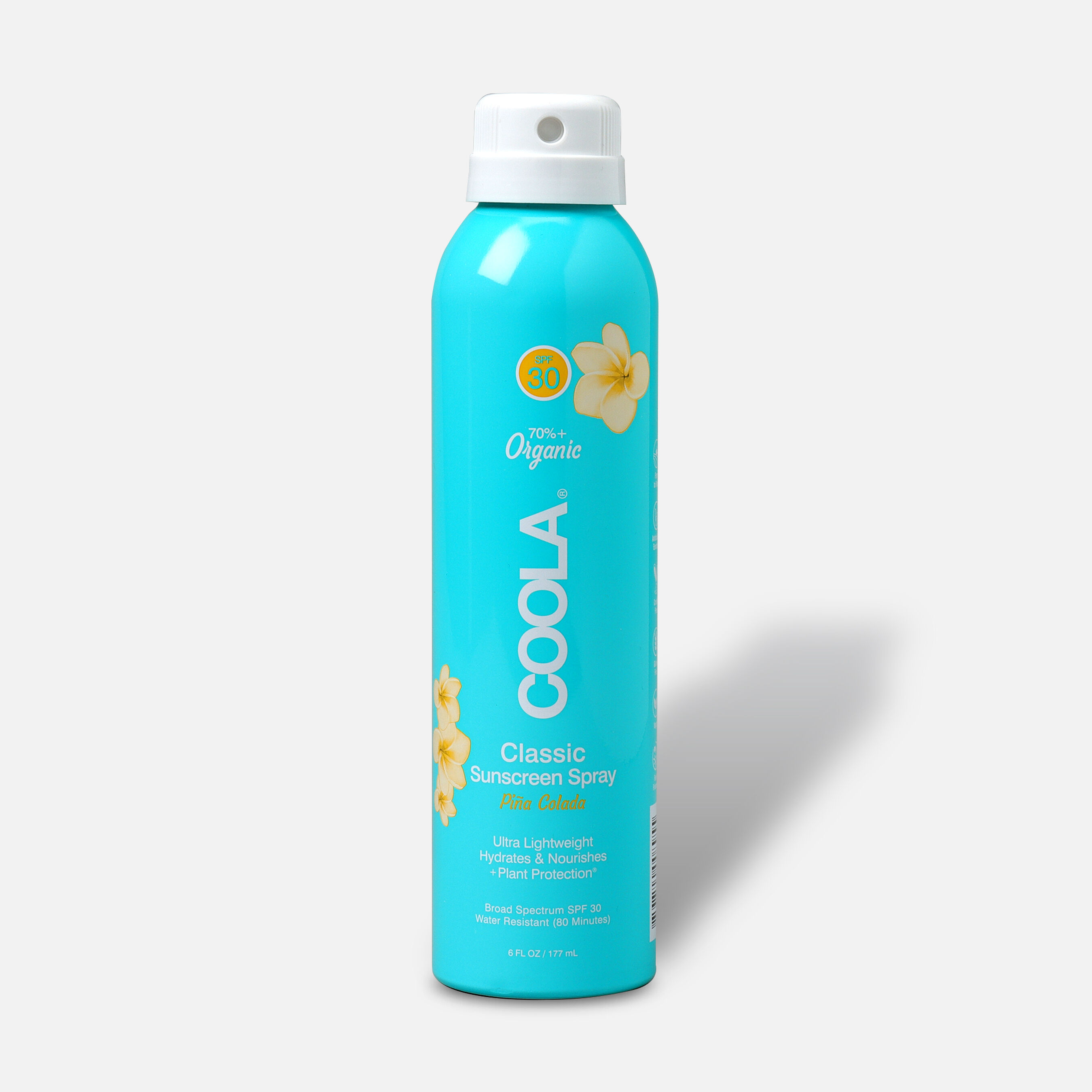 FSA Eligible COOLA Classic Body Organic Sunscreen Spray SPF 30, Pina ...