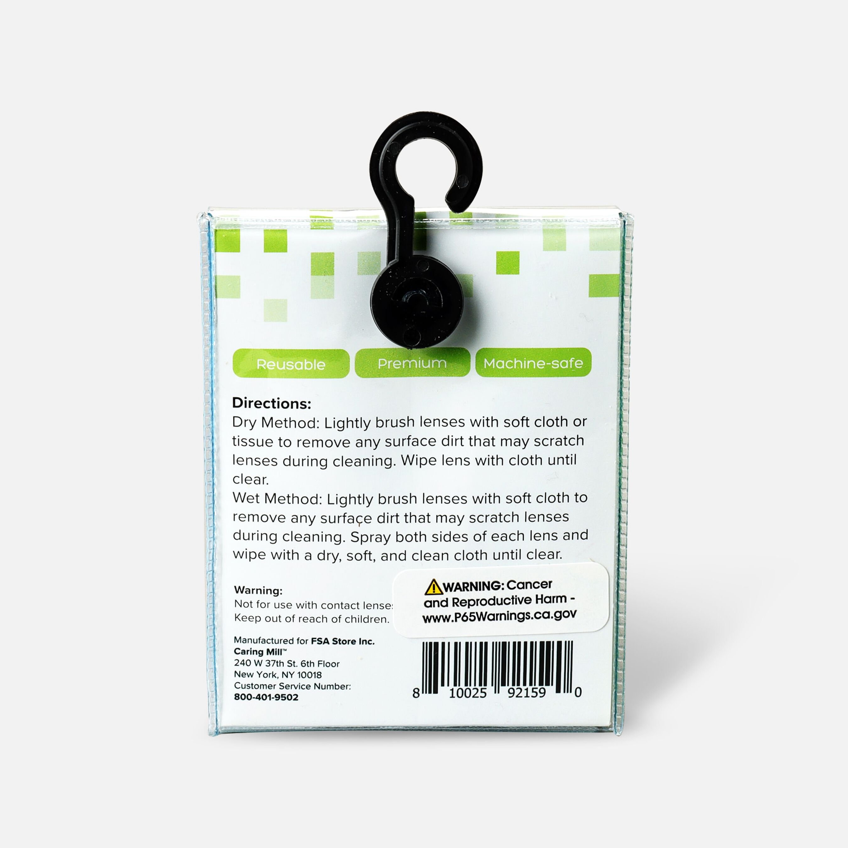 FSA Eligible Caring Mill™ Lens Cloth, Microfiber, Assorted, 3-Pack ...