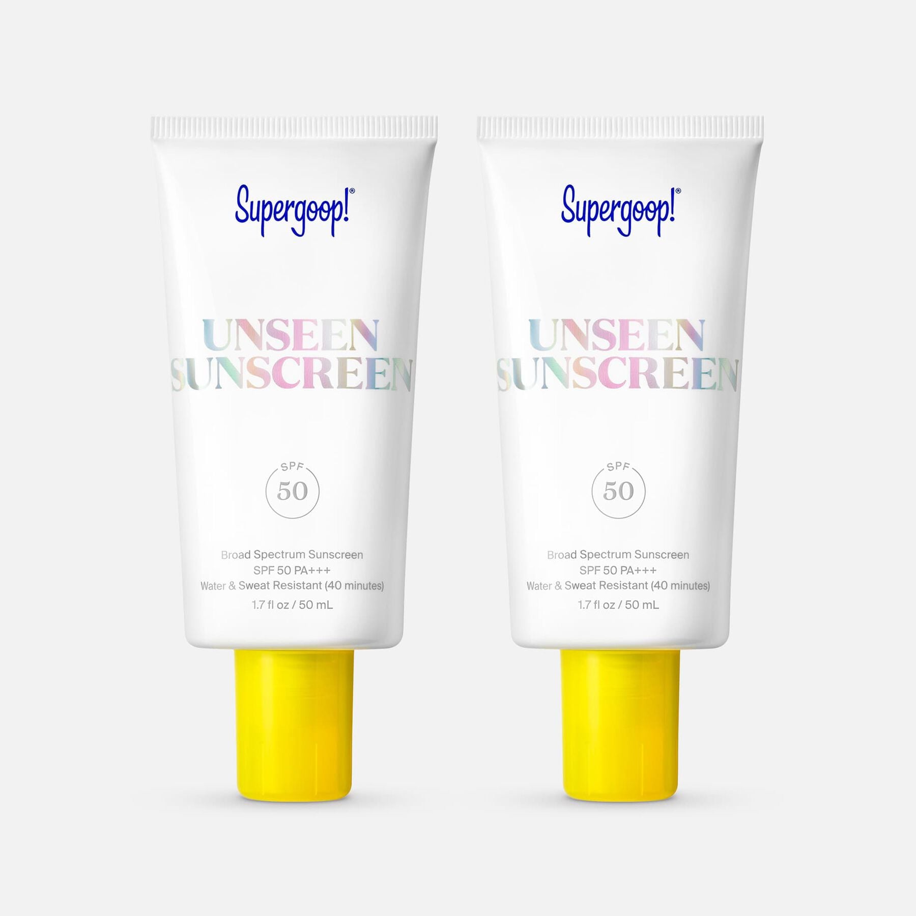 FSA Eligible Supergoop! Unseen Sunscreen, SPF 50, 1.7 fl oz. (2-Pack ...