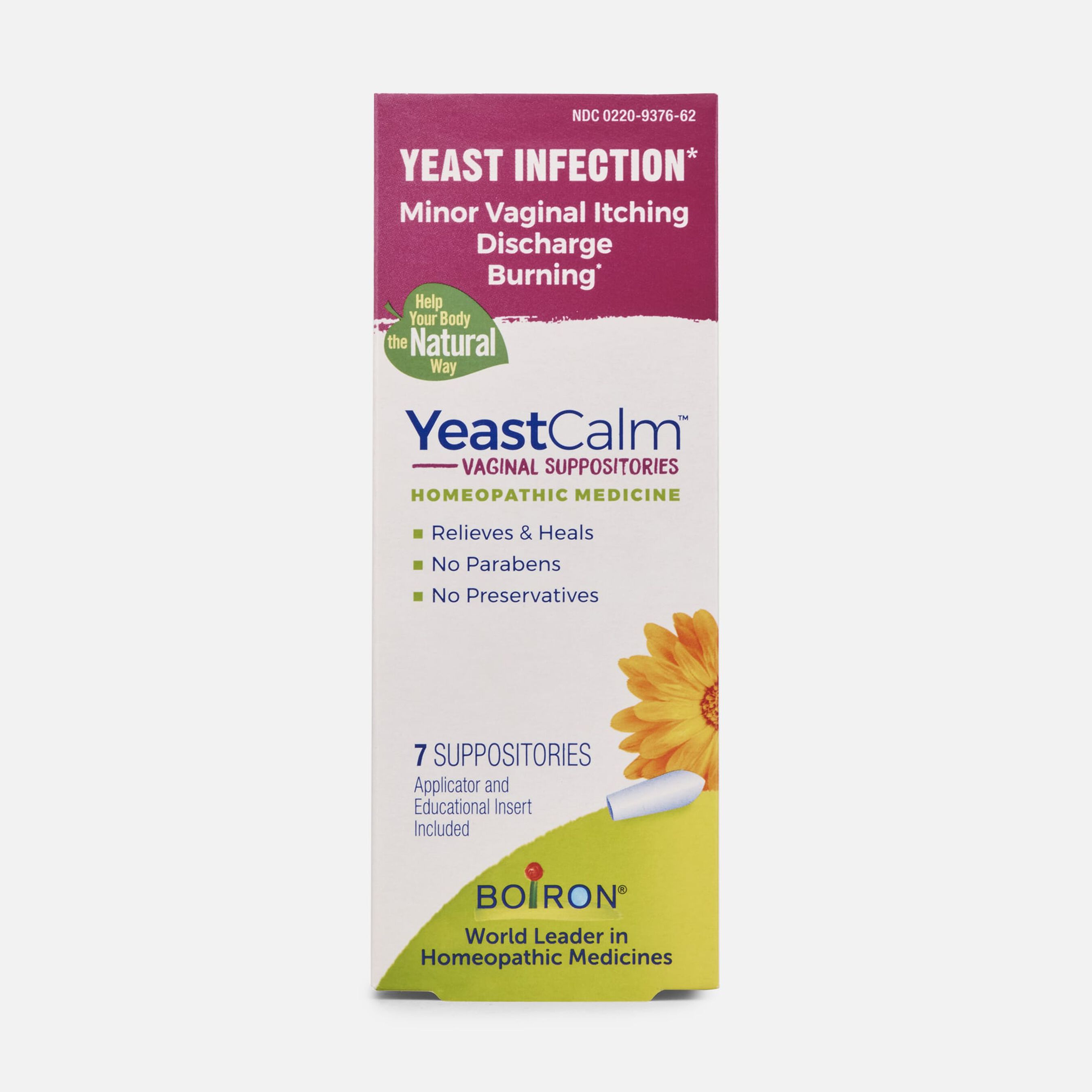 FSA Eligible Boiron YeastCalm Suppositories, 7 ct. | FSA Store