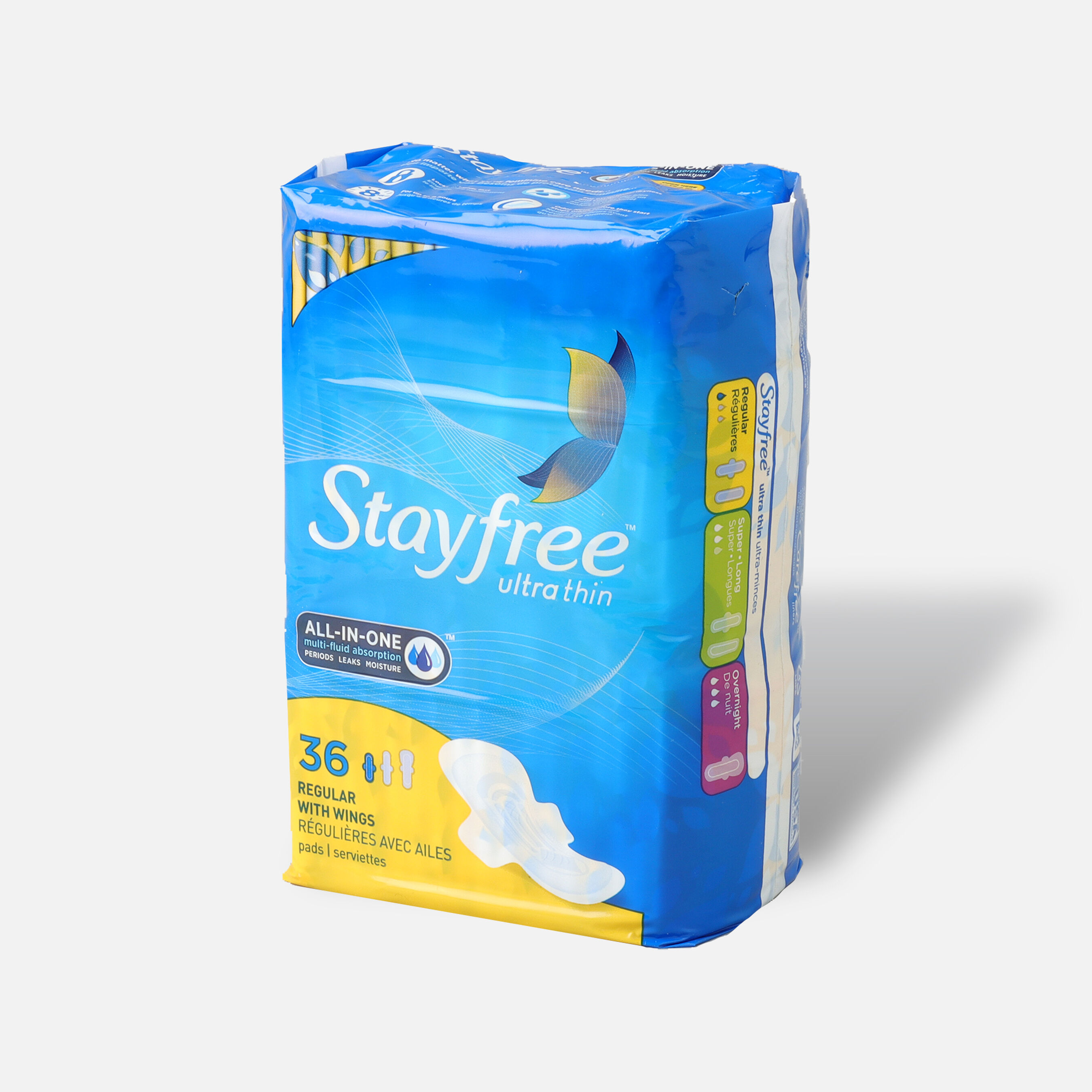 FSA Eligible | Stayfree Ultra Thin Pads Regular with Wings