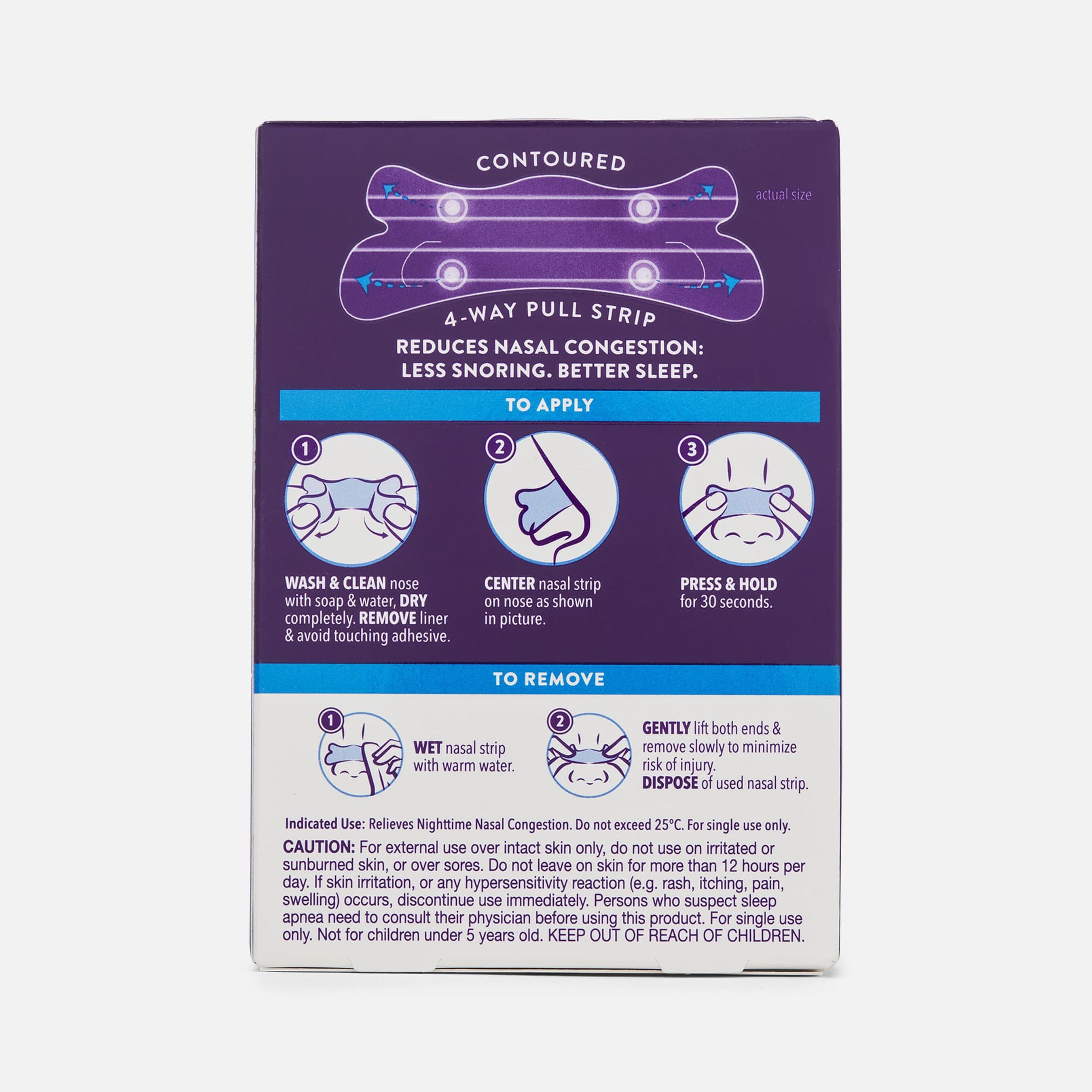 FSA Eligible Vicks ZzzQuil Sleep Ultra Nasal Strips, Clear, 26 ct ...