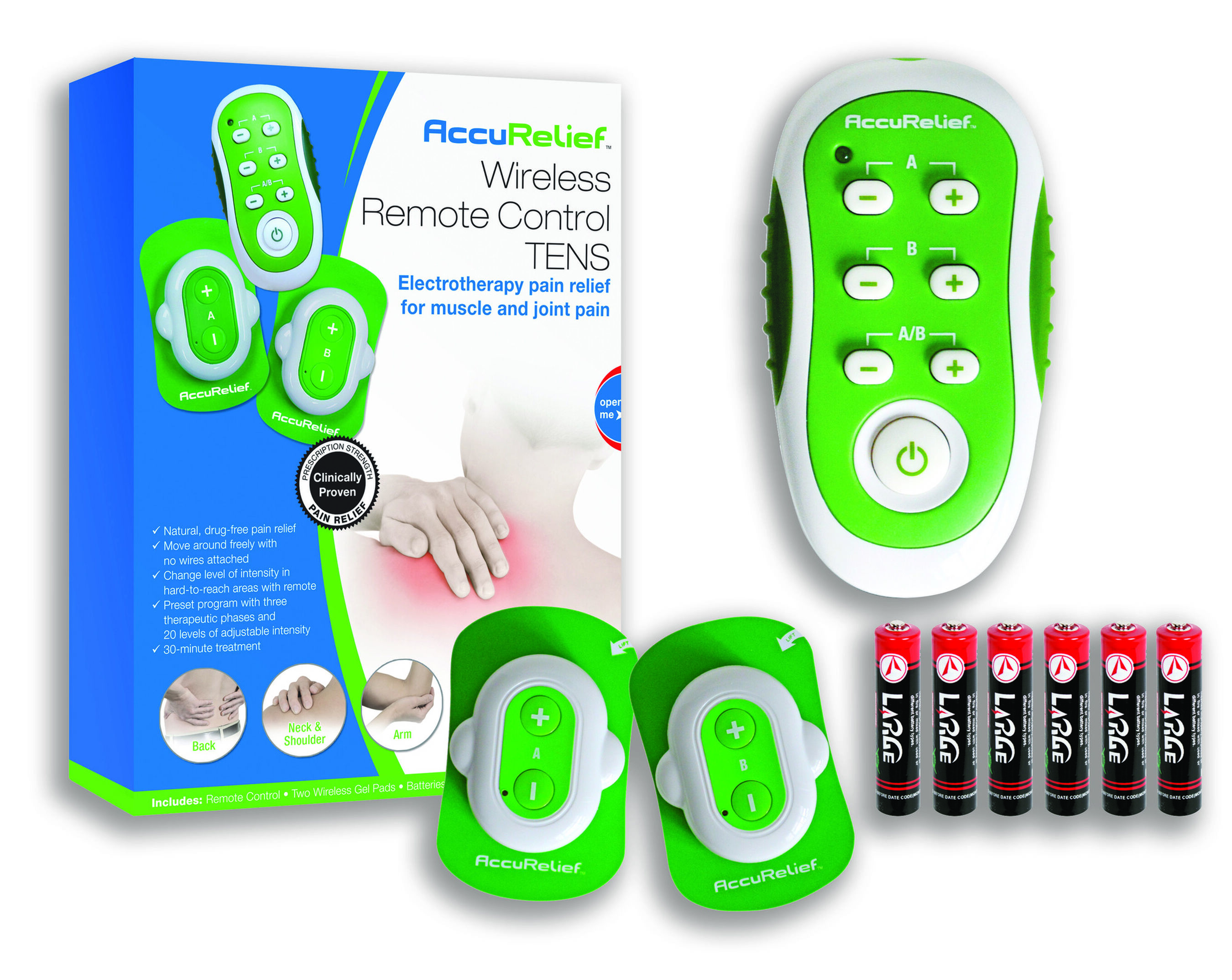 FSA Eligible AccuRelief™ Wireless Remote Control TENS | FSA Eligible