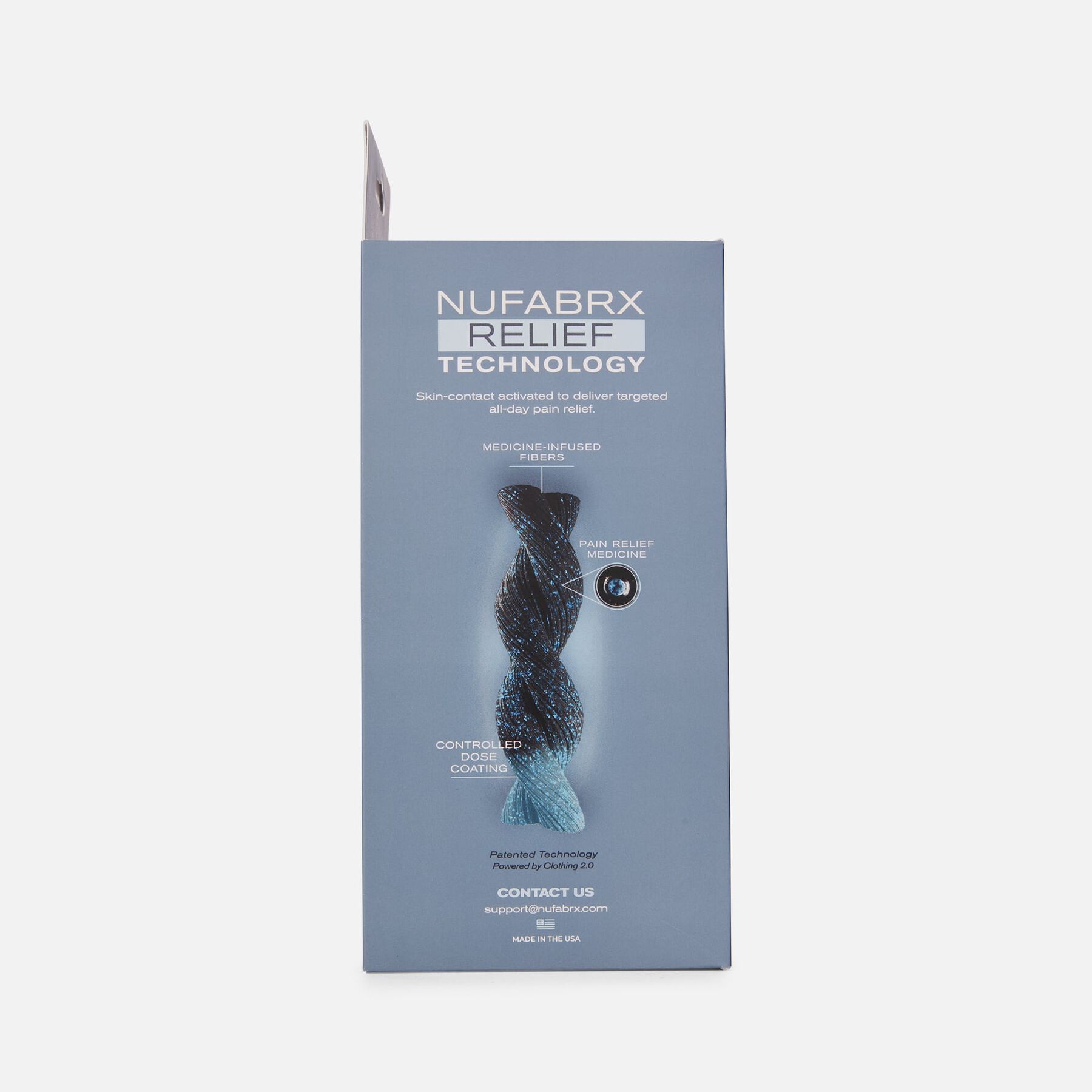 FSA Eligible Nufabrx Back Compression Wrap with Pain-Relieving Medicine ...