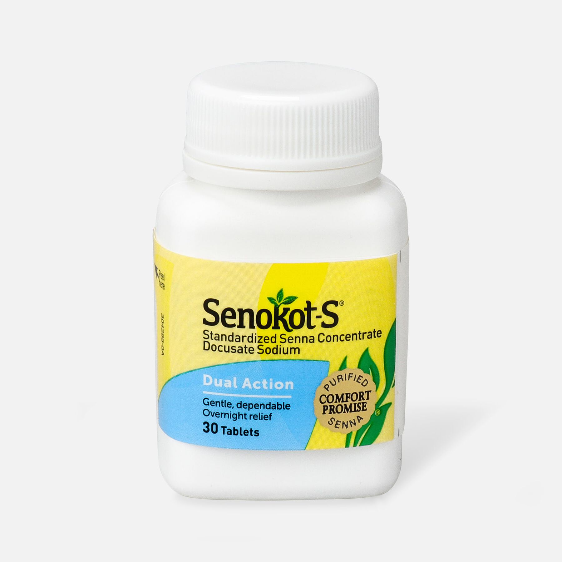 FSA Eligible Senokot S Laxative and Stool Softener Tablets, 30 ct ...