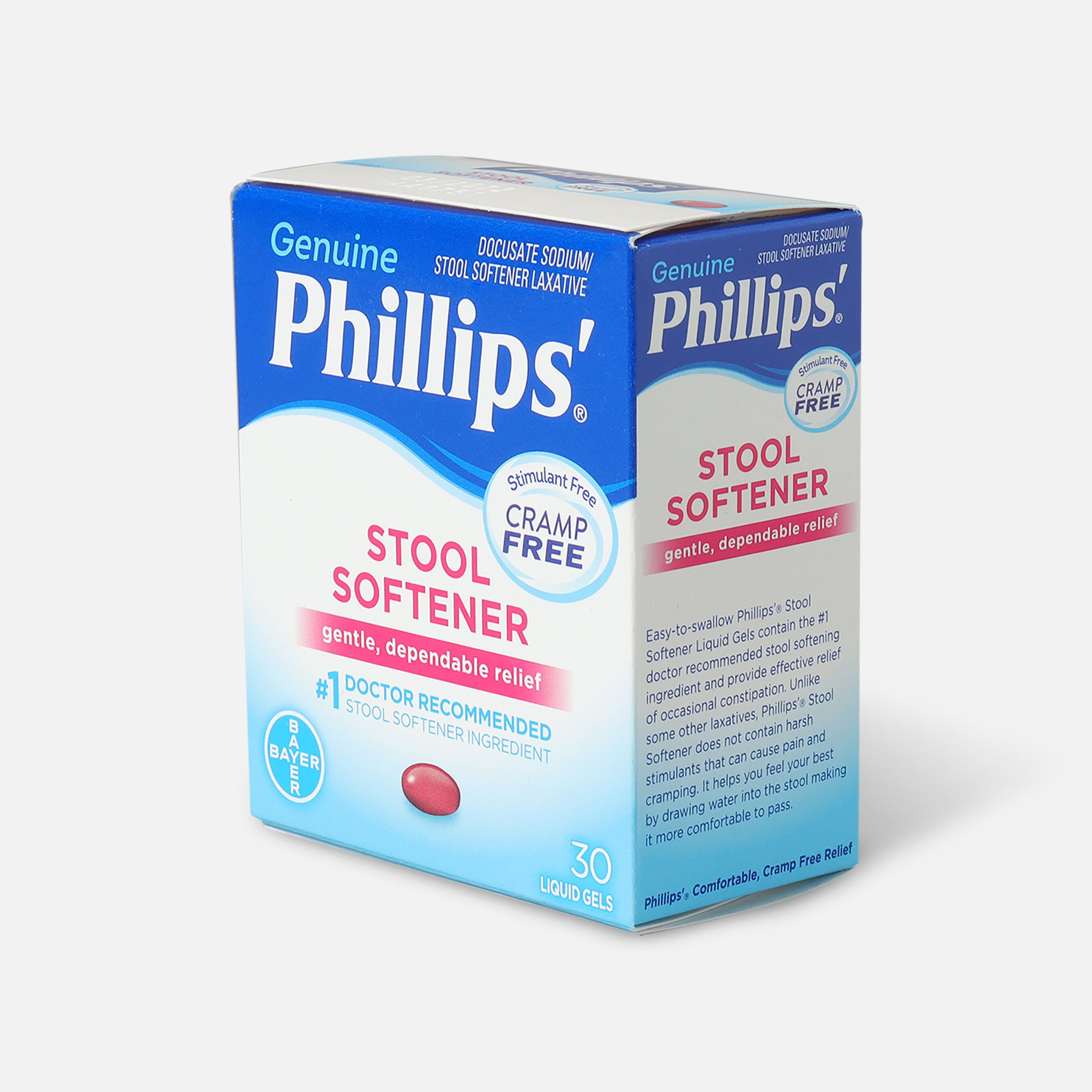 Phillips' Stool Softener Liquid Gels Liquid Gels, 30 ct.