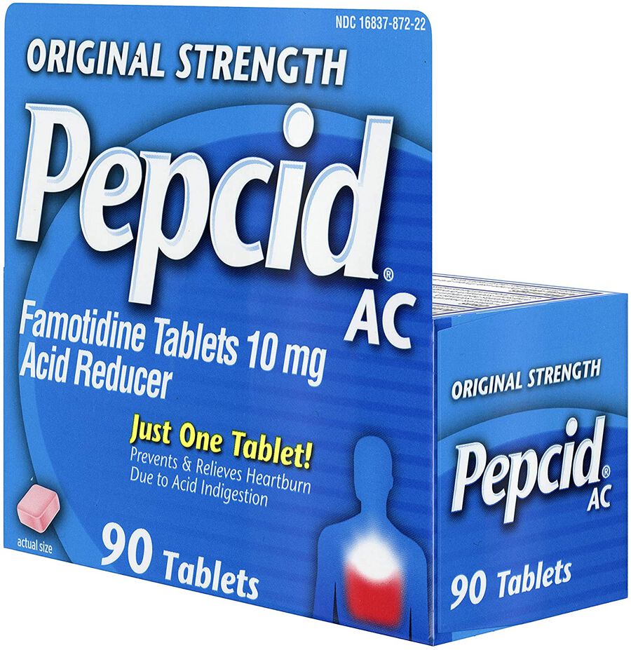 Pepcid AC Acid Reducer Original Strength Tablets, 90 ct