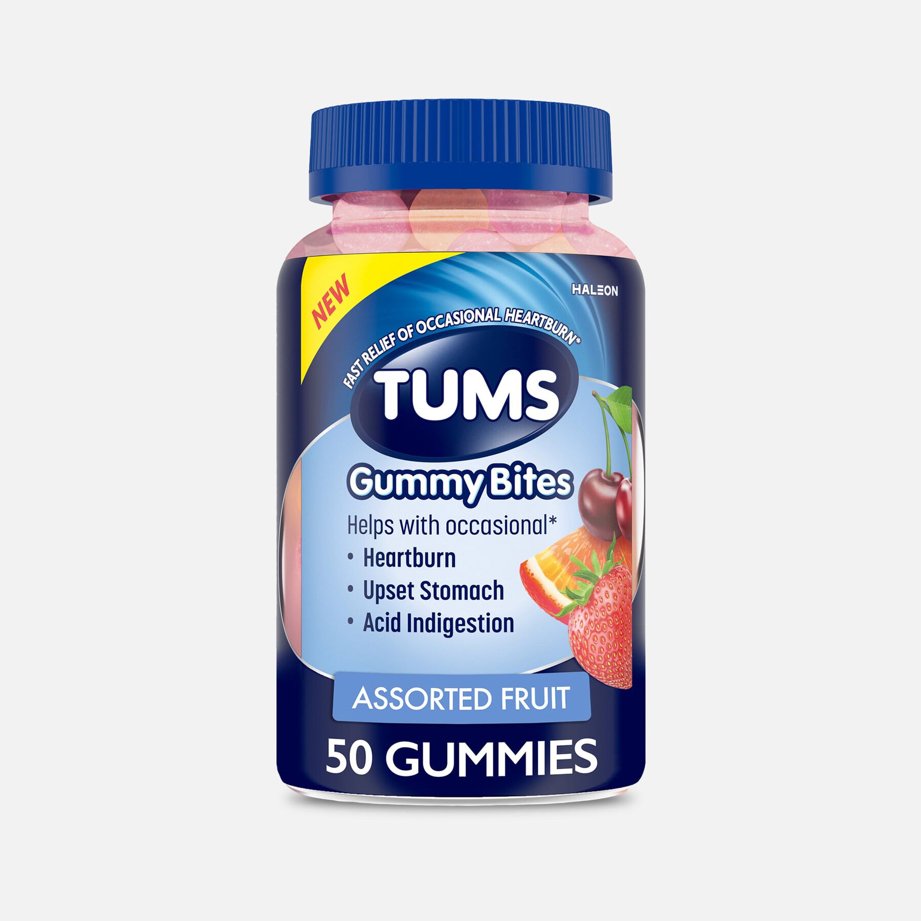 FSA Eligible TUMS Antacid Gummy Bites, Assorted Fruit, 50 ct. | FSA Store