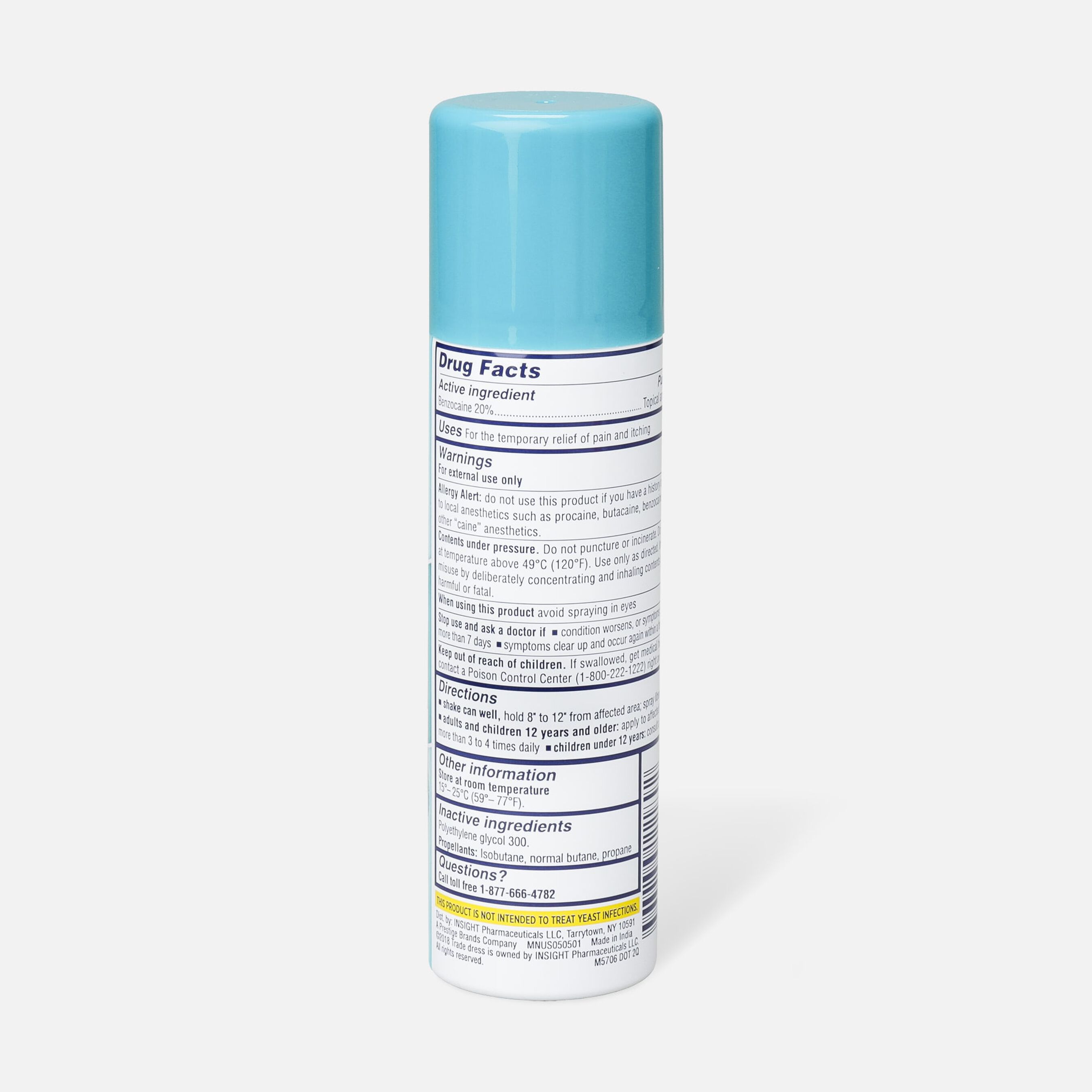 Monistat Instant Itch Relief Continuous Spray, Maximum Strength, 2 oz