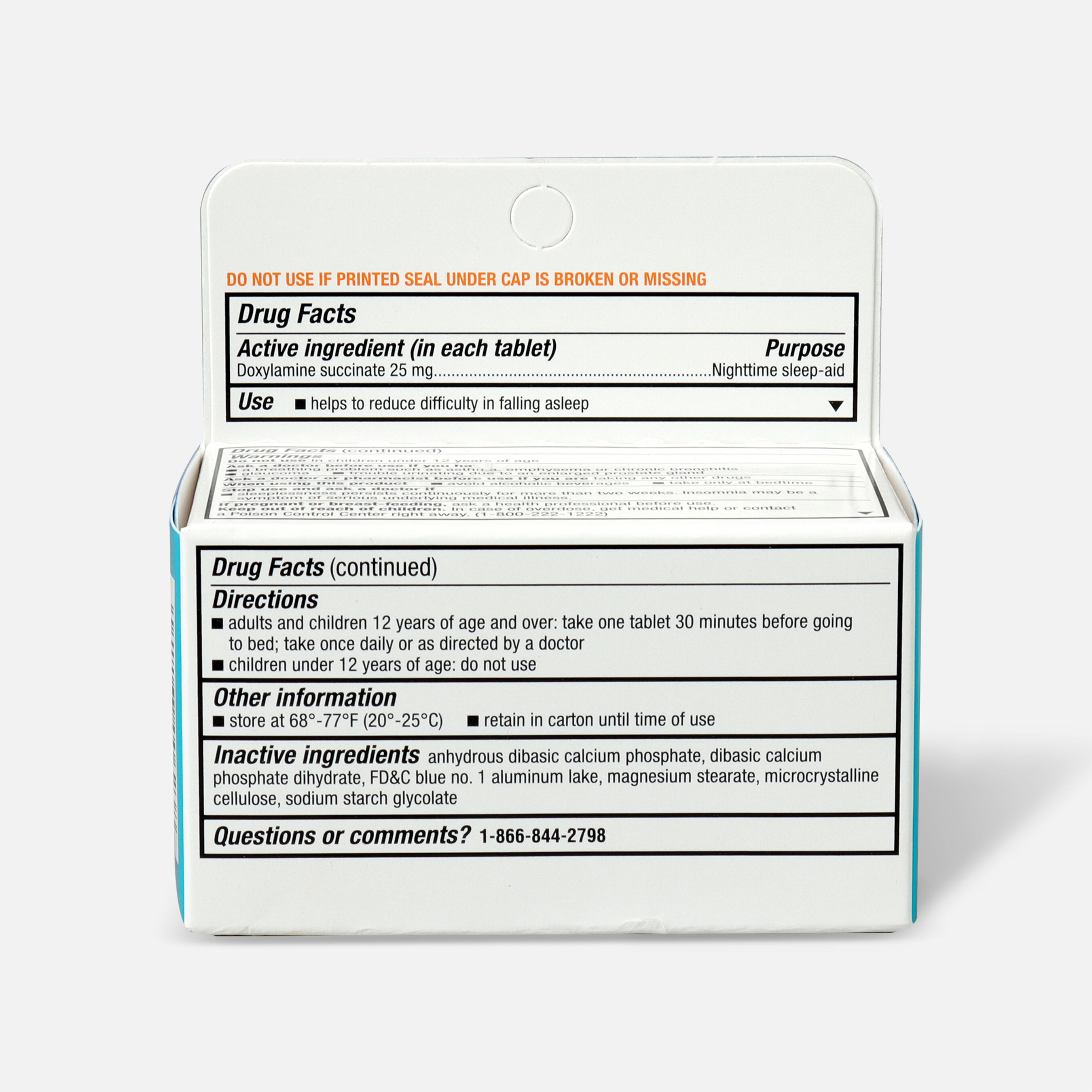 Unisom SleepTabs, Nighttime Sleep-Aid Tablets, 48 ct.