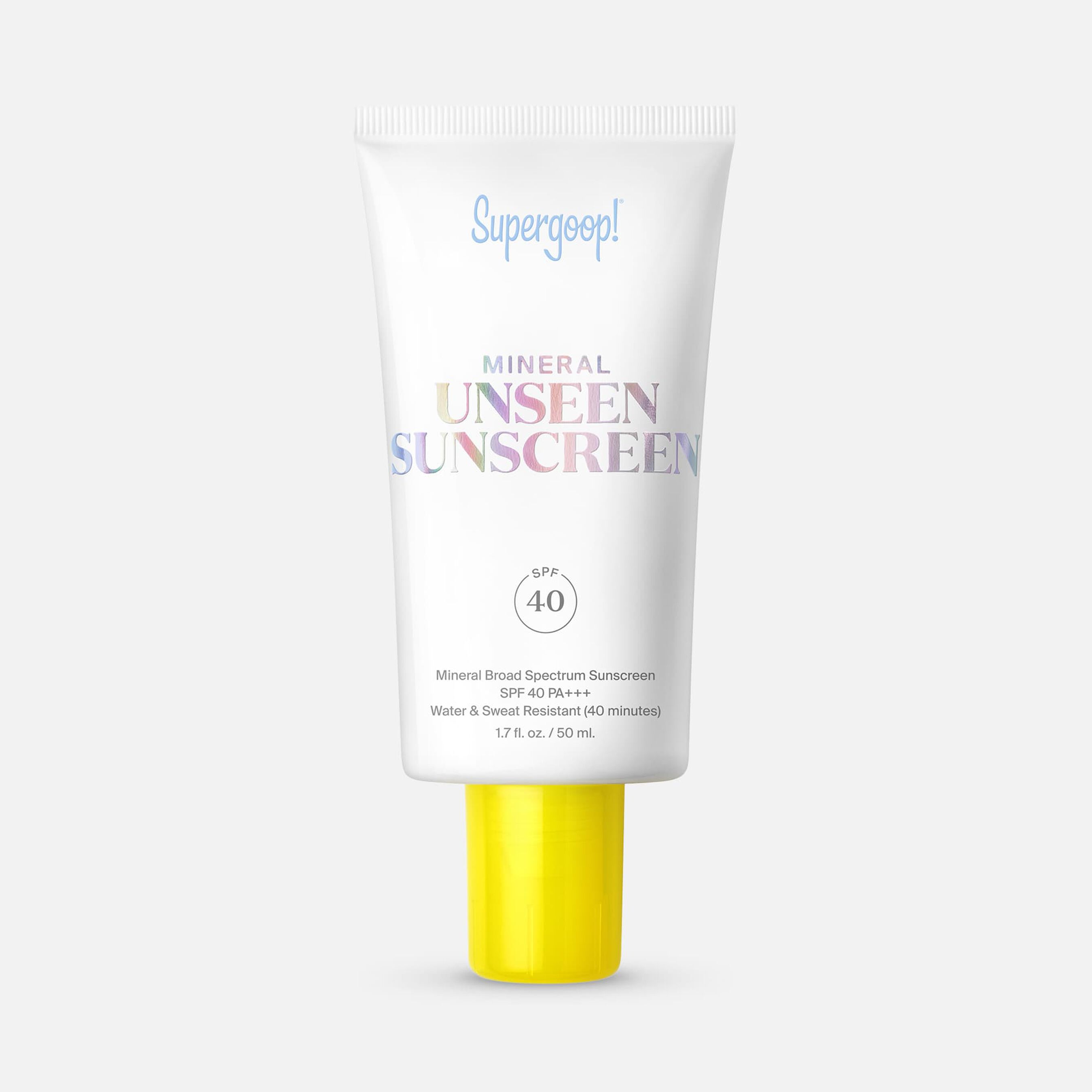 FSA Eligible Supergoop! Mineral Unseen Sunscreen, SPF 40, 1.7 fl oz ...