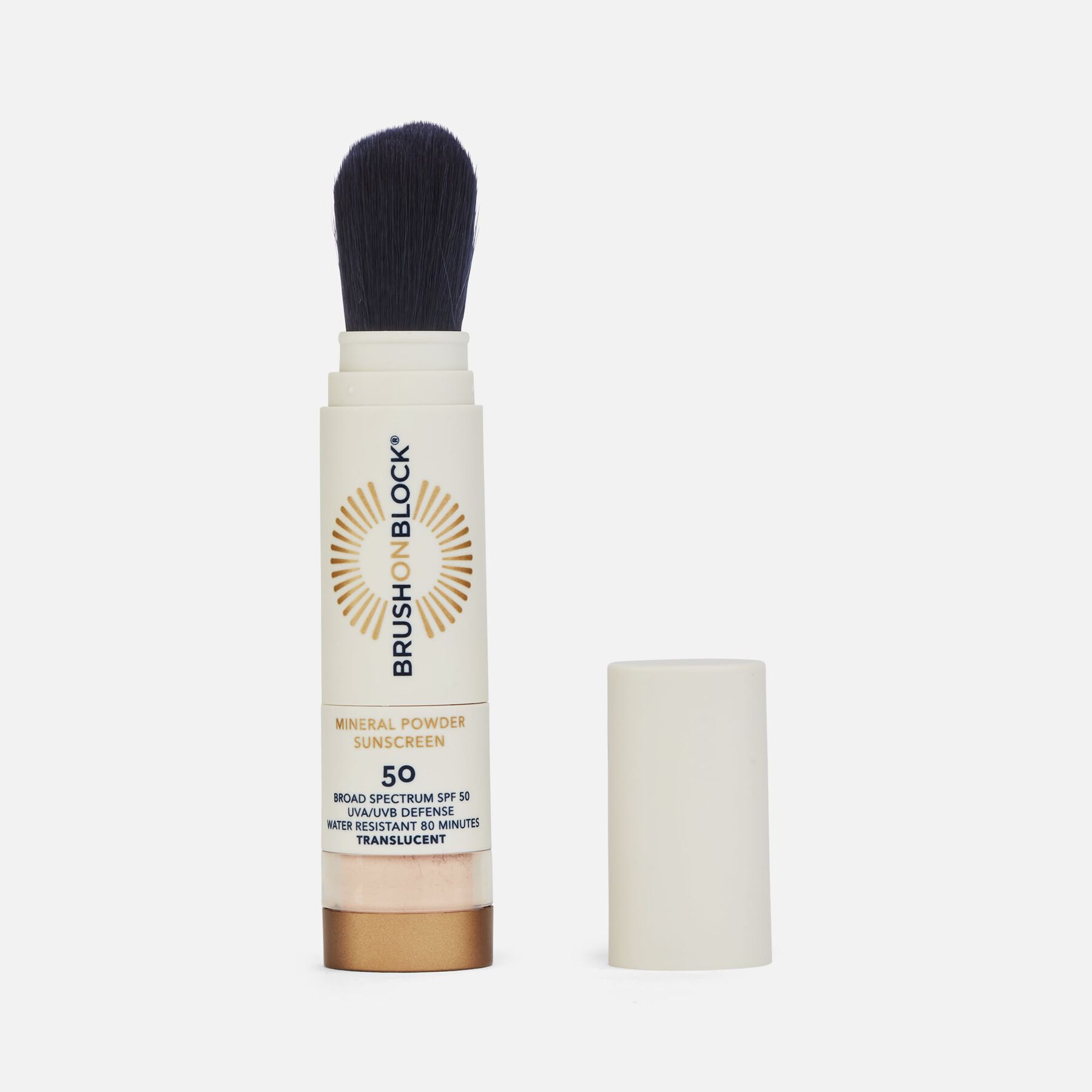FSA Eligible Brush On Block Translucent Mineral Powder Sunscreen, SPF ...