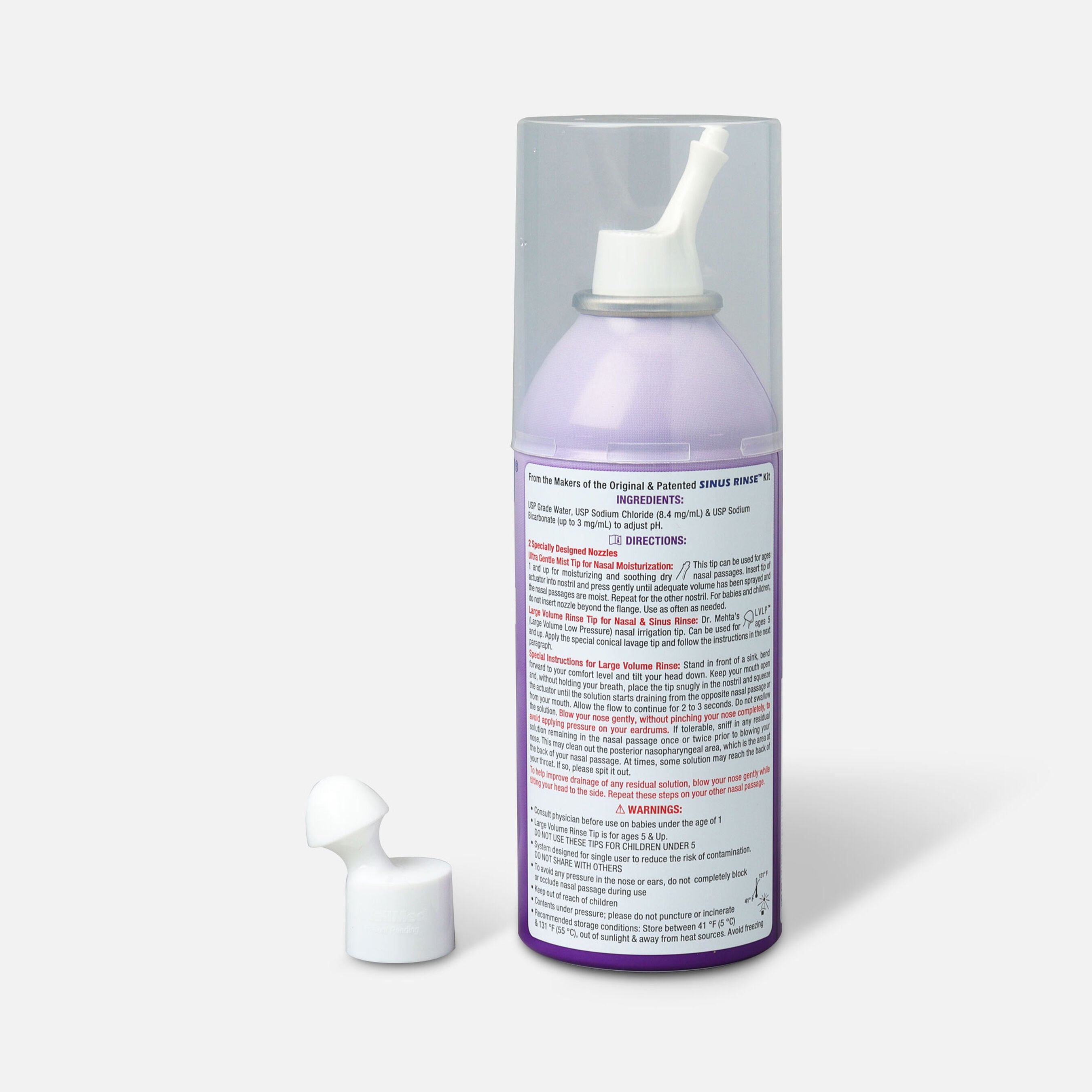 FSA Eligible NeilMed NasaMist All in One Nasal Wash Saline Spray ...