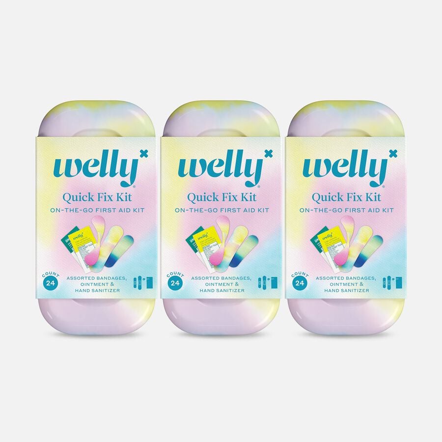 FSA Eligible Welly Colorwash Quick Fix Kit First Aid Travel Kit - 24 ct ...