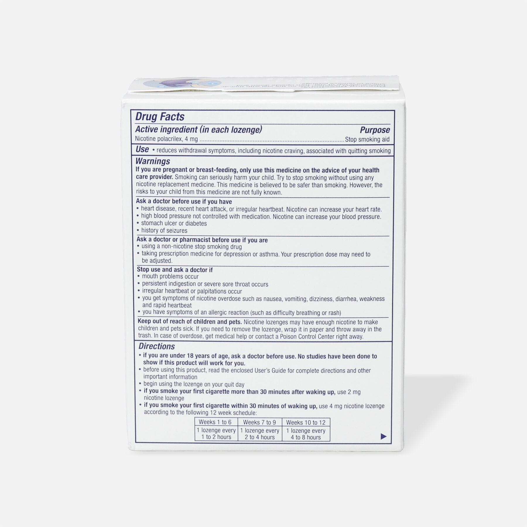 FSA Eligible Nicorette Nicotine Mini Lozenges, Mint, 4mg, 81 ct. | FSA ...