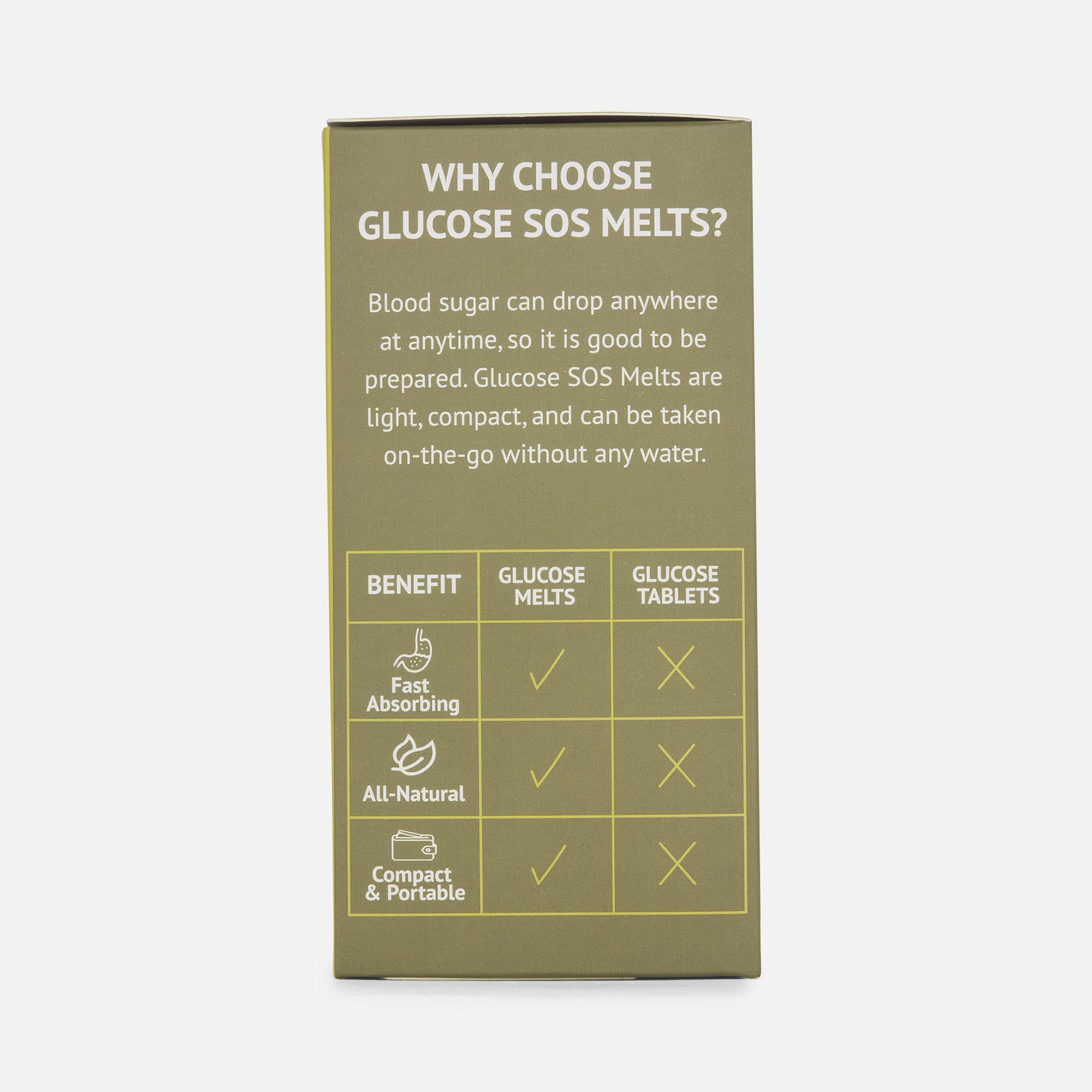 FSA Eligible Glucose SOS Glucose Melts, Banana/Mango/Peach, 5-pack ...