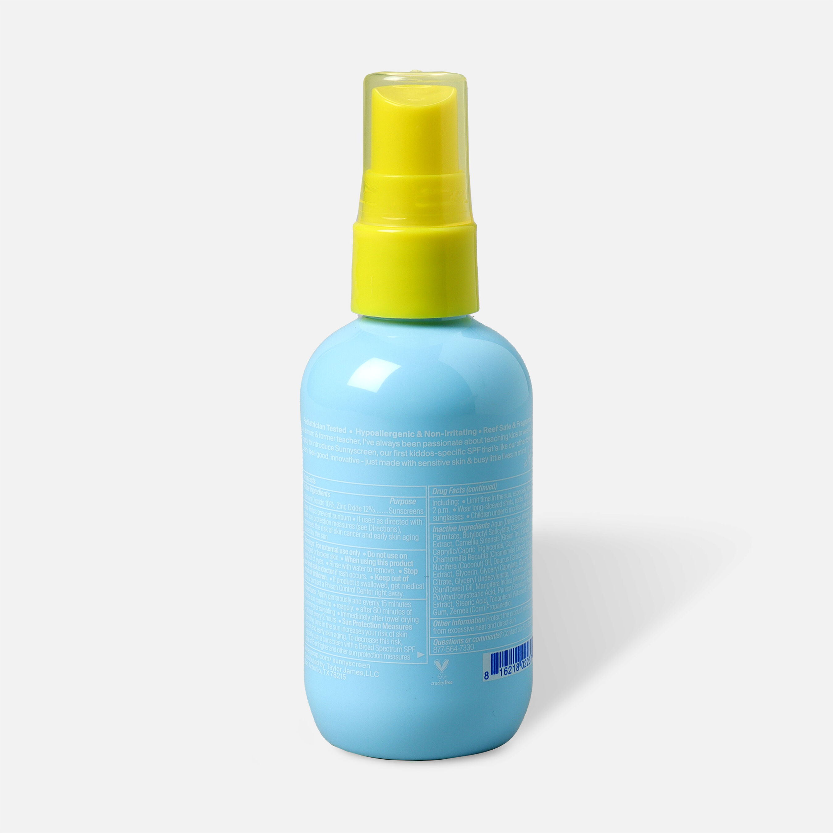 Supergoop! Sunnyscreen Mineral Kids & Babies Spray, SPF 50, 3.4 fl oz.