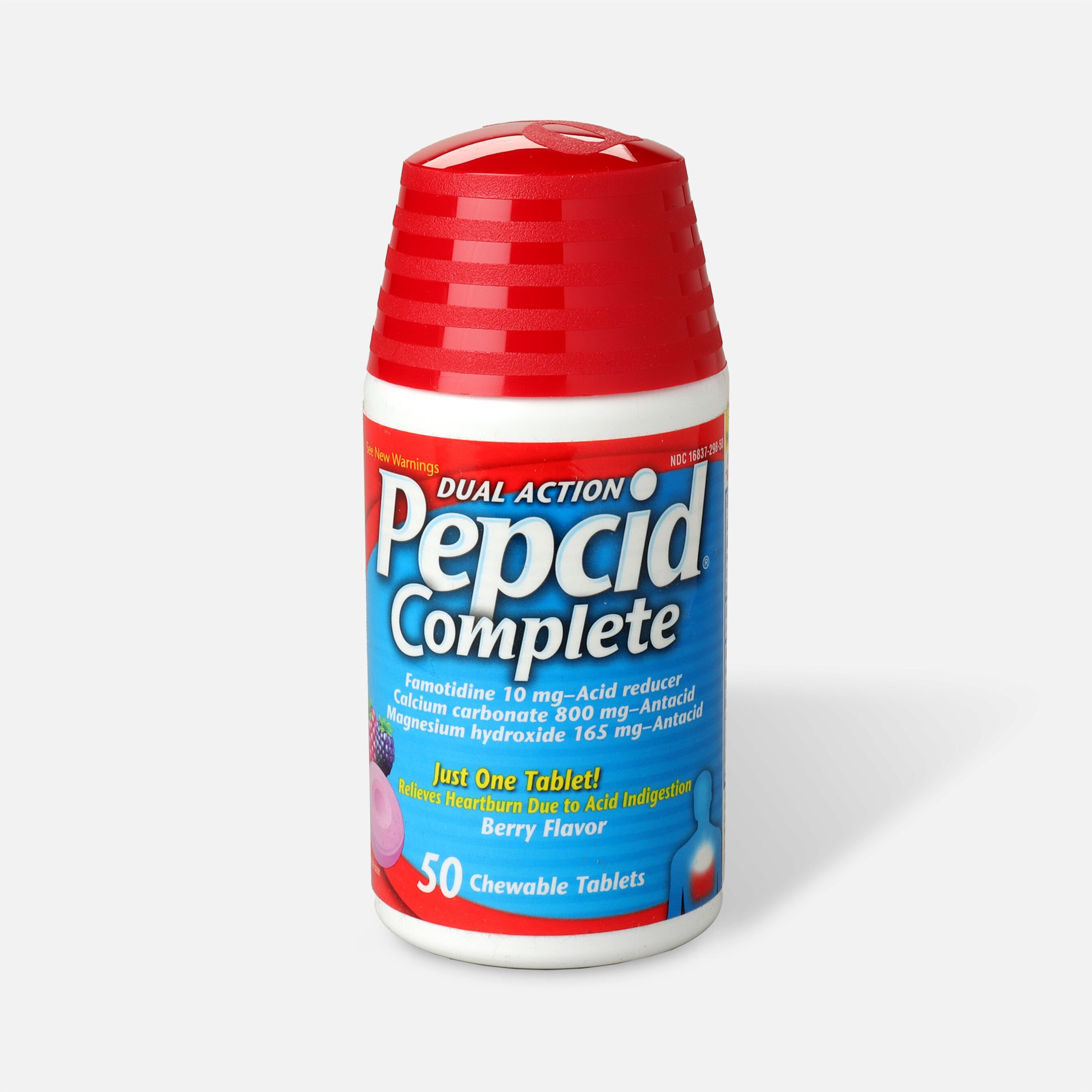 FSA Eligible PEPCID COMPLETE Chewable Tablets, Berry, 50 ct. | FSA Store